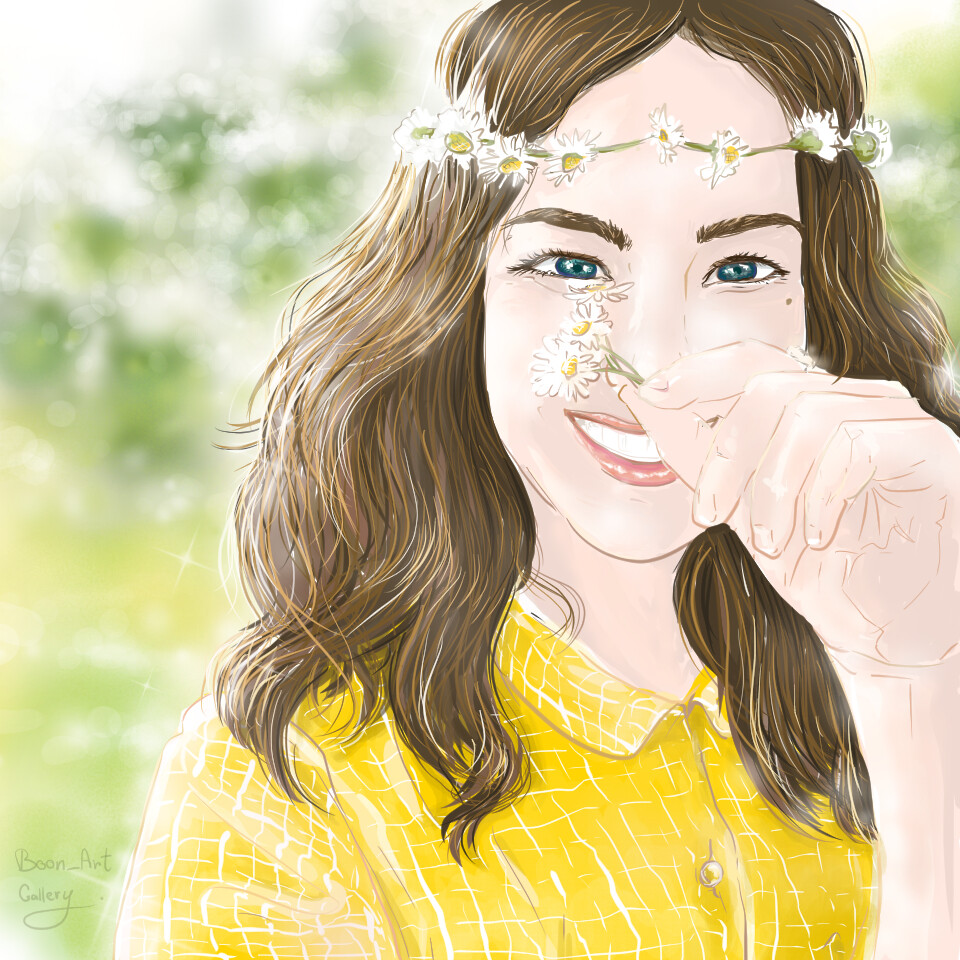 ArtStation - Smile with natural.