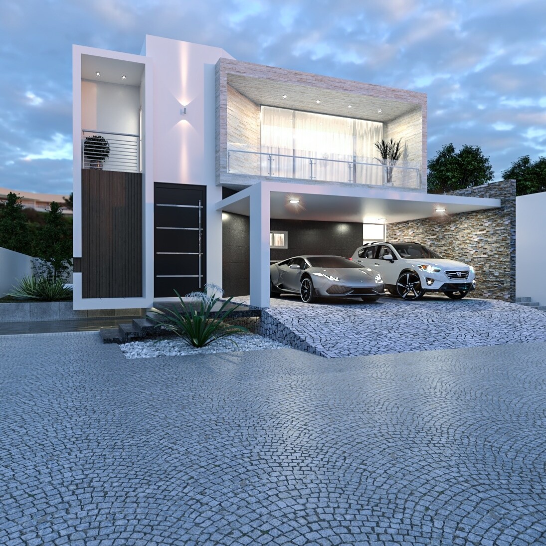 ArtStation - Modern House, Maputo-Mozambique