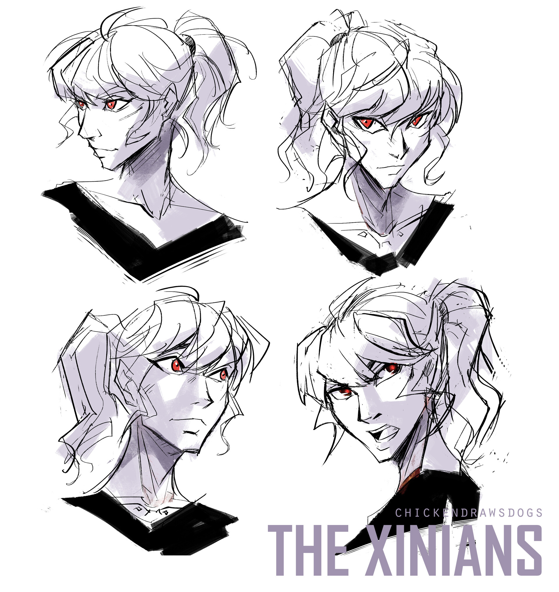 Chicken Draws Dogs - THE XINIANS - Walking the Beat