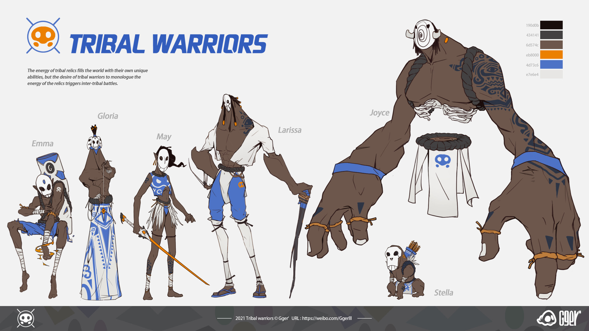 ArtStation - Tribal warriors