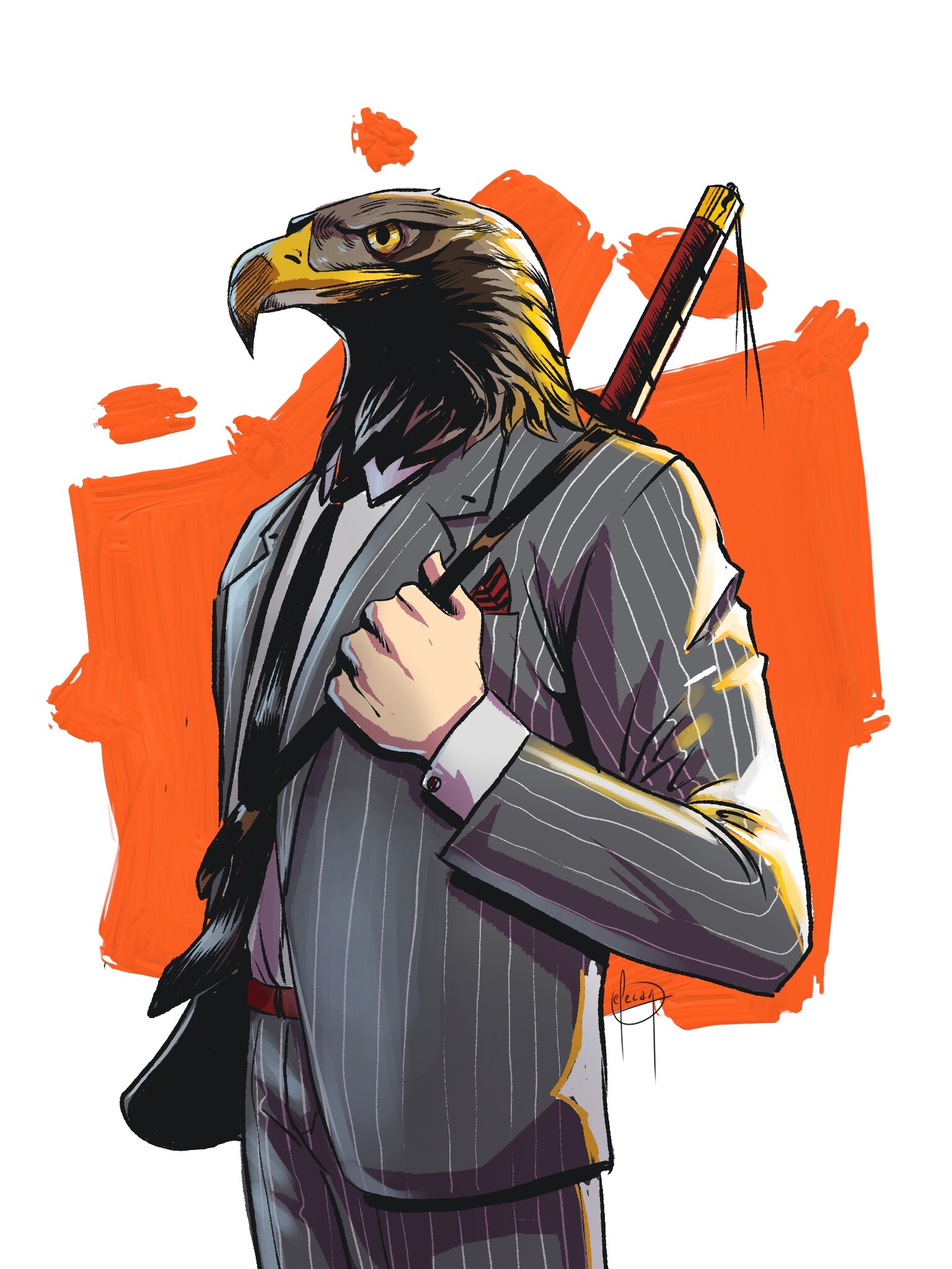 ArtStation - Eagle knight