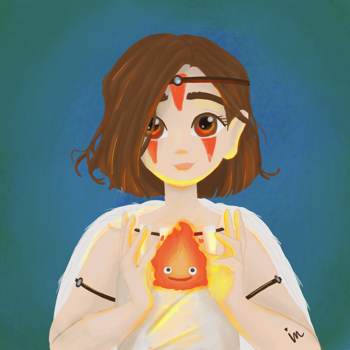 ArtStation - FanARt Princess Mononoke