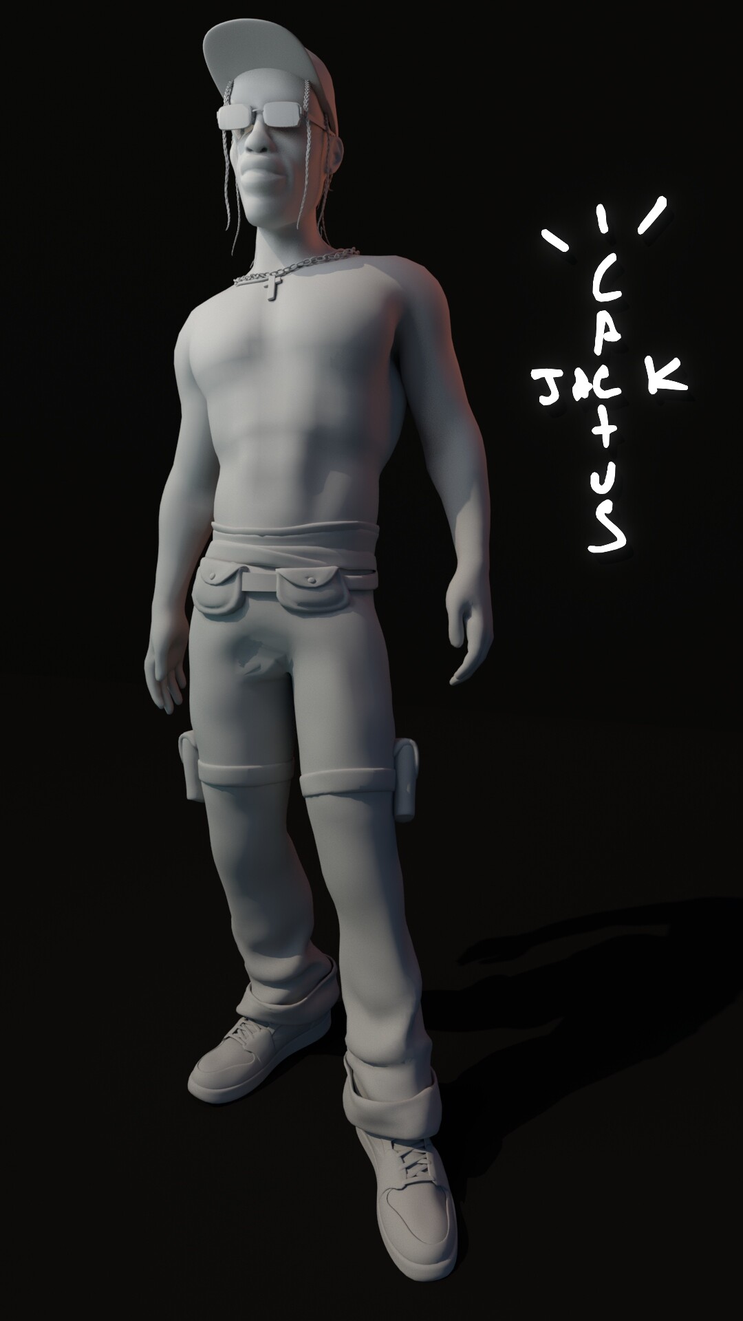 Rubén Fernández Sánchez - Travis Scott 3D Model