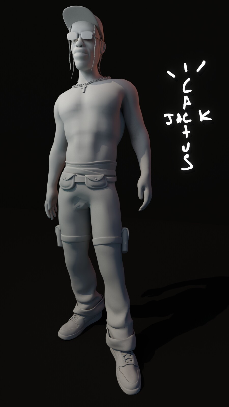 Rubén Fernández Sánchez - Travis Scott 3D Model