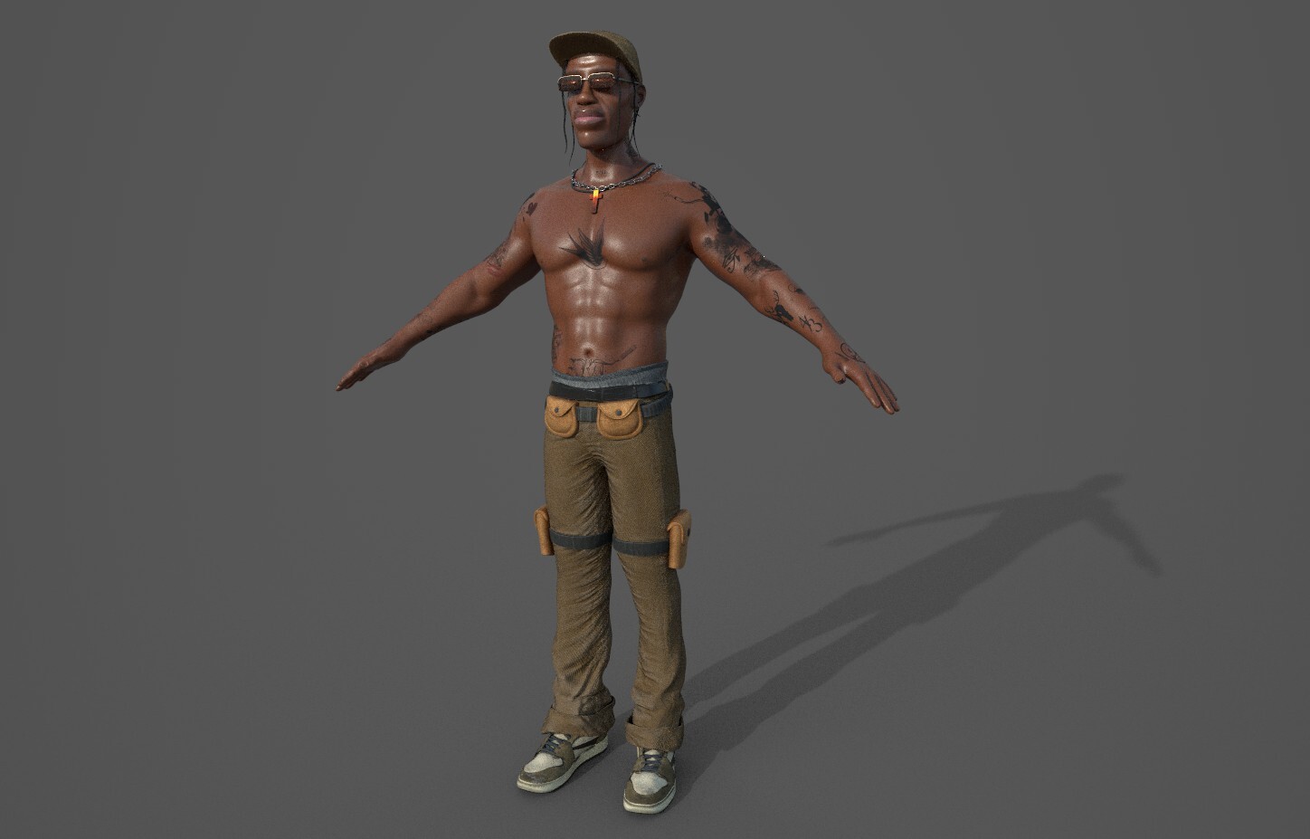 Rubén Fernández Sánchez - Travis Scott 3D Model