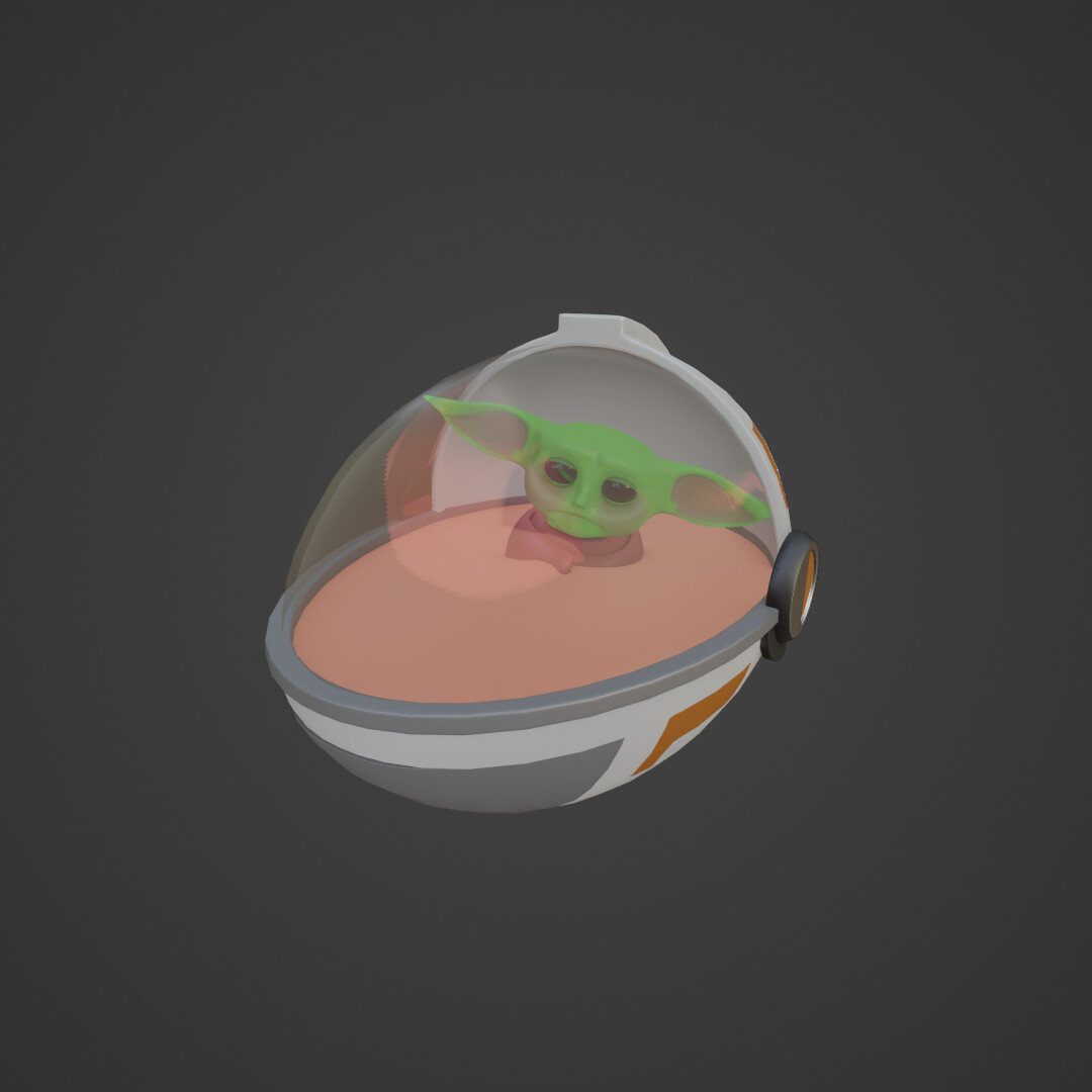 Shinta Kusuma - Baby Yoda 3D