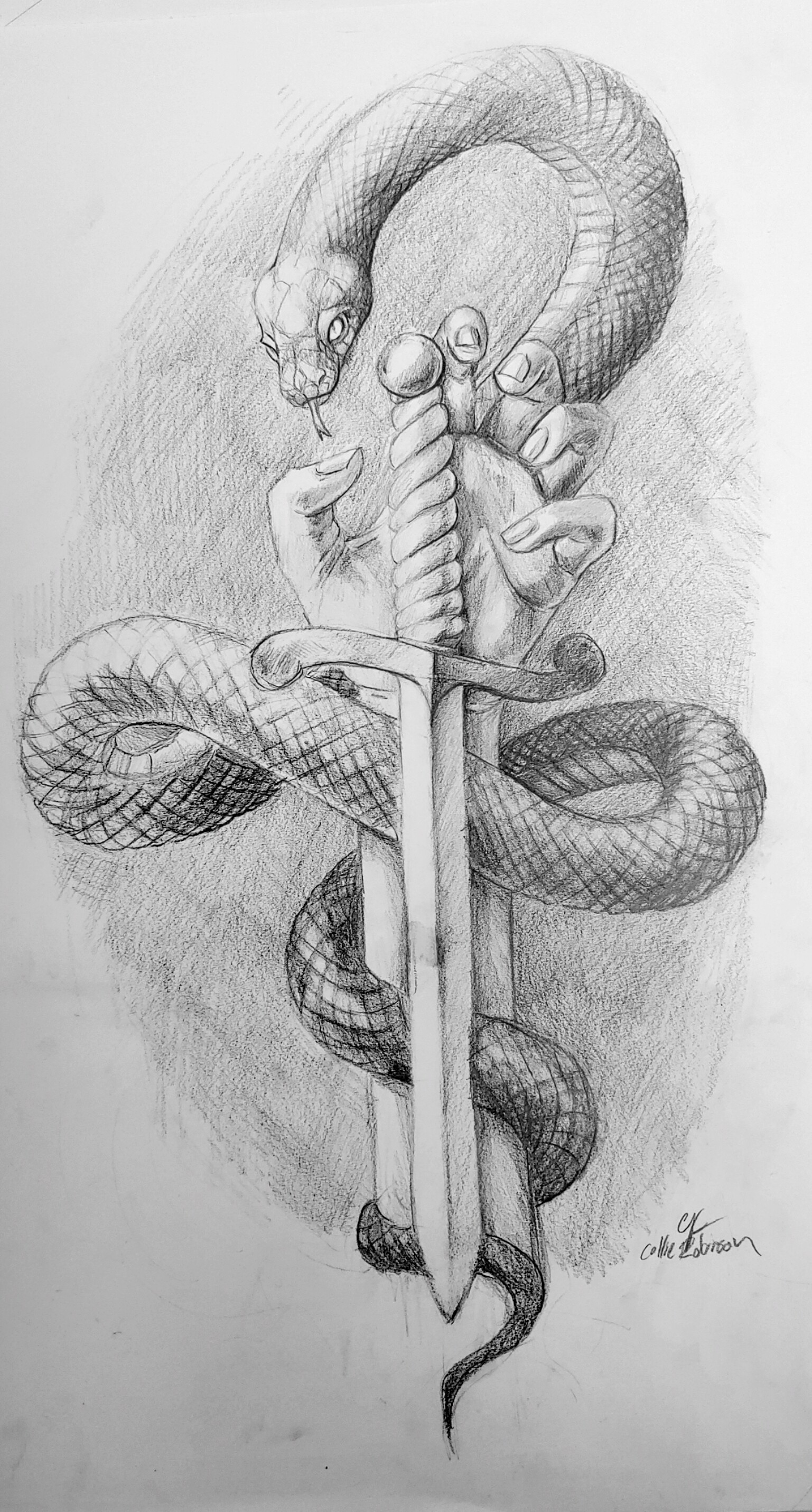 ArtStation - Snake and Dagger