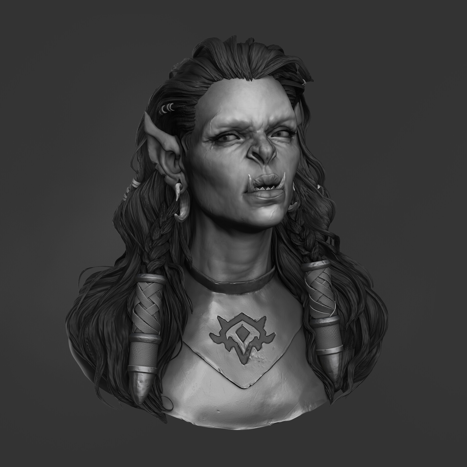 ArtStation - Orc portrait