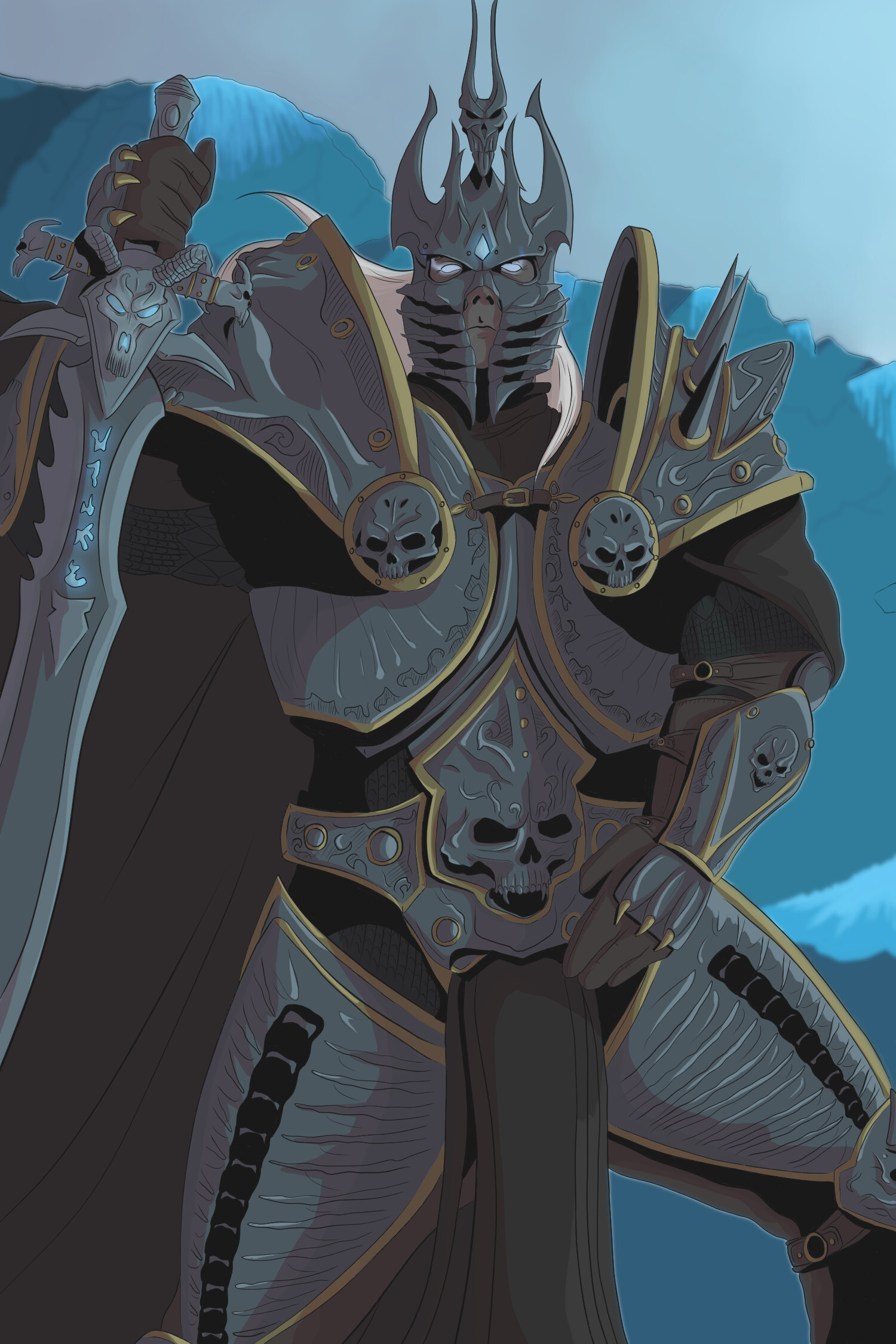 ArtStation - Lich King Fan Art