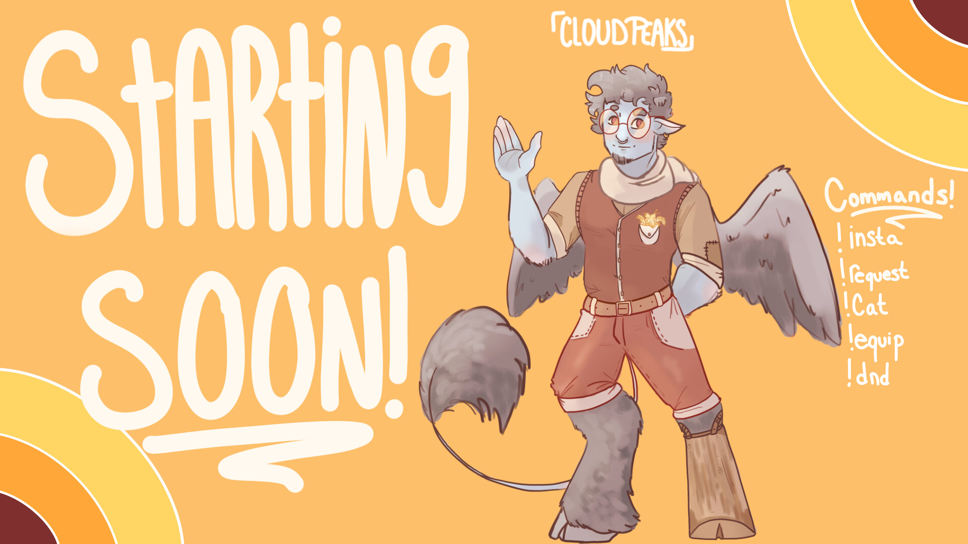 Kate CloudPeaks - Examples of Twitch Stream Cards