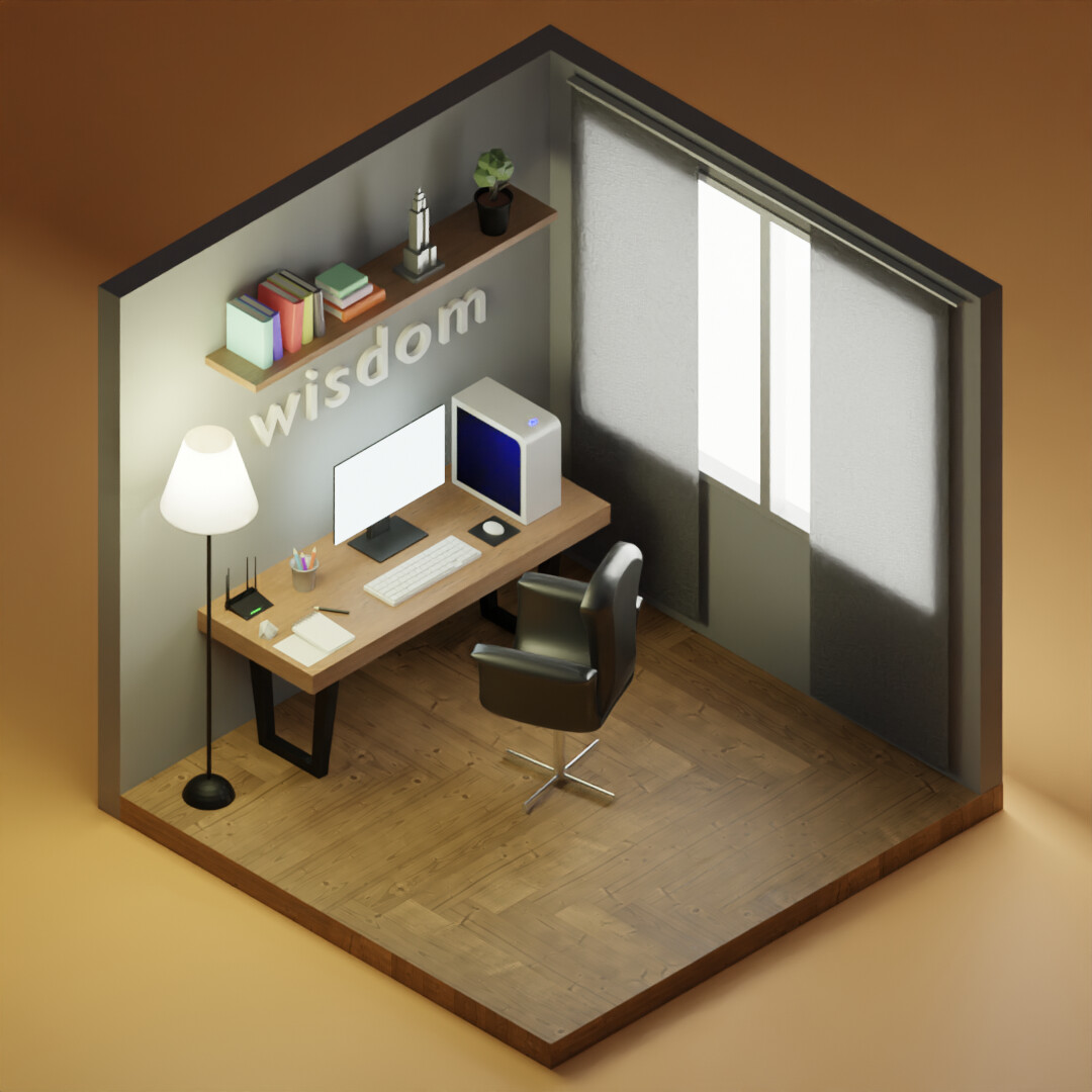 ArtStation - Isomeric Workstation