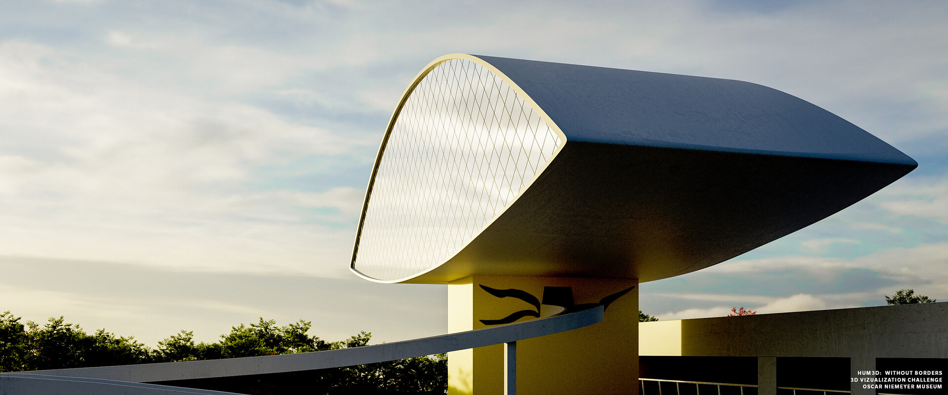 ArtStation - HUM3D: Without Borders - Oscar Niemeyer Museum