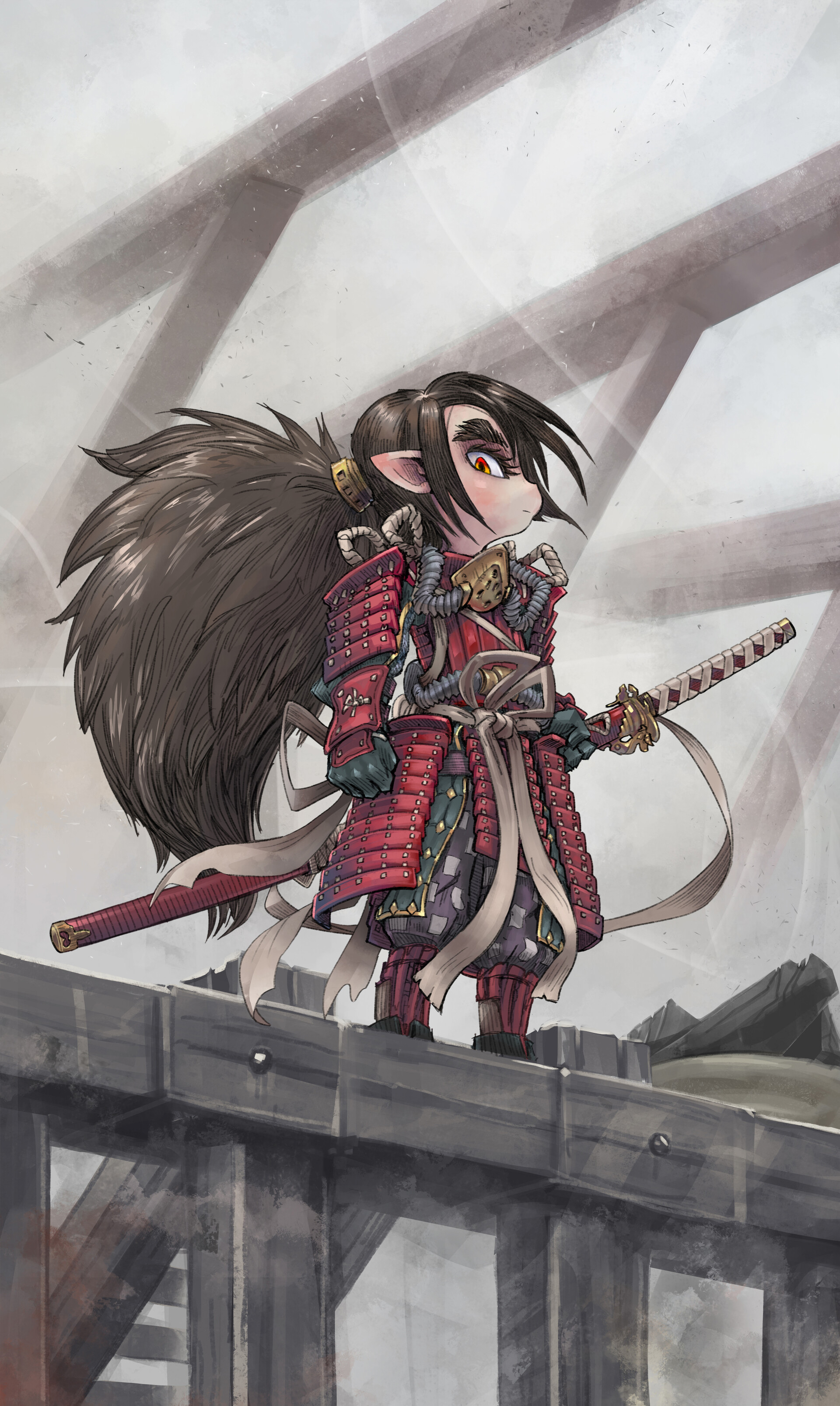 Steampunk Samurai Girl