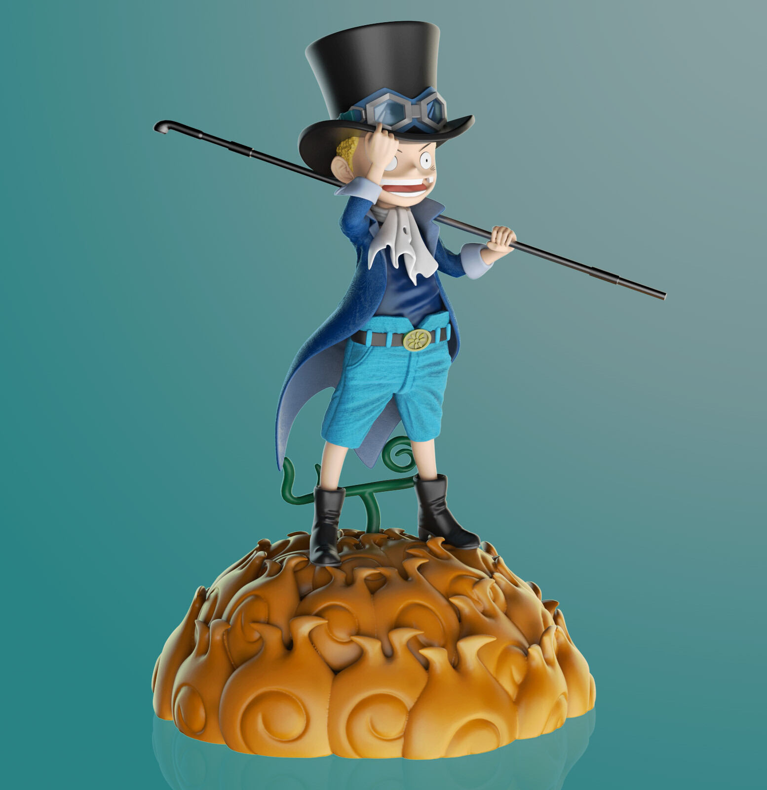 angel Ramírez, raya - Kid Sabo One Piece