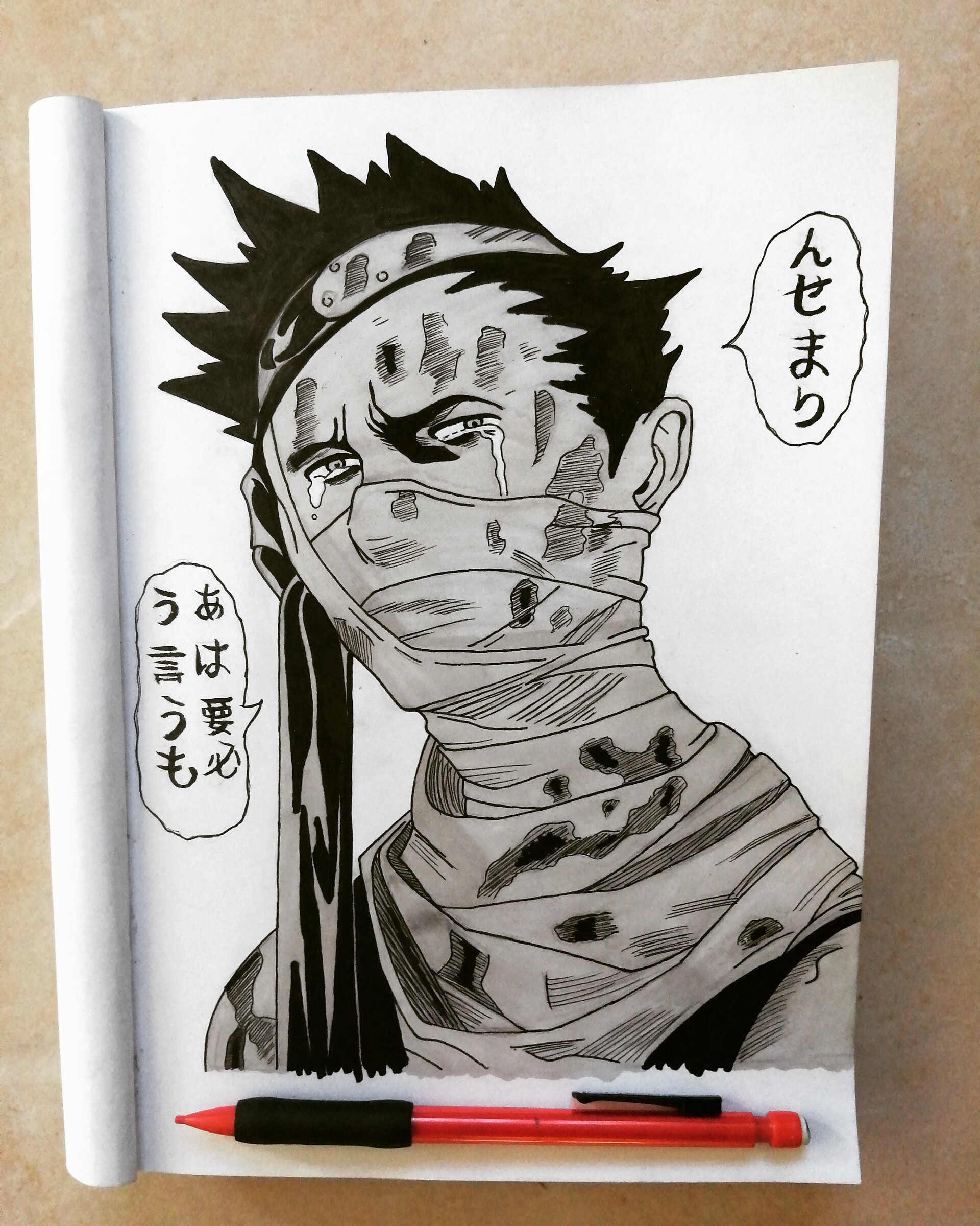 Naruto Zabuza Drawing