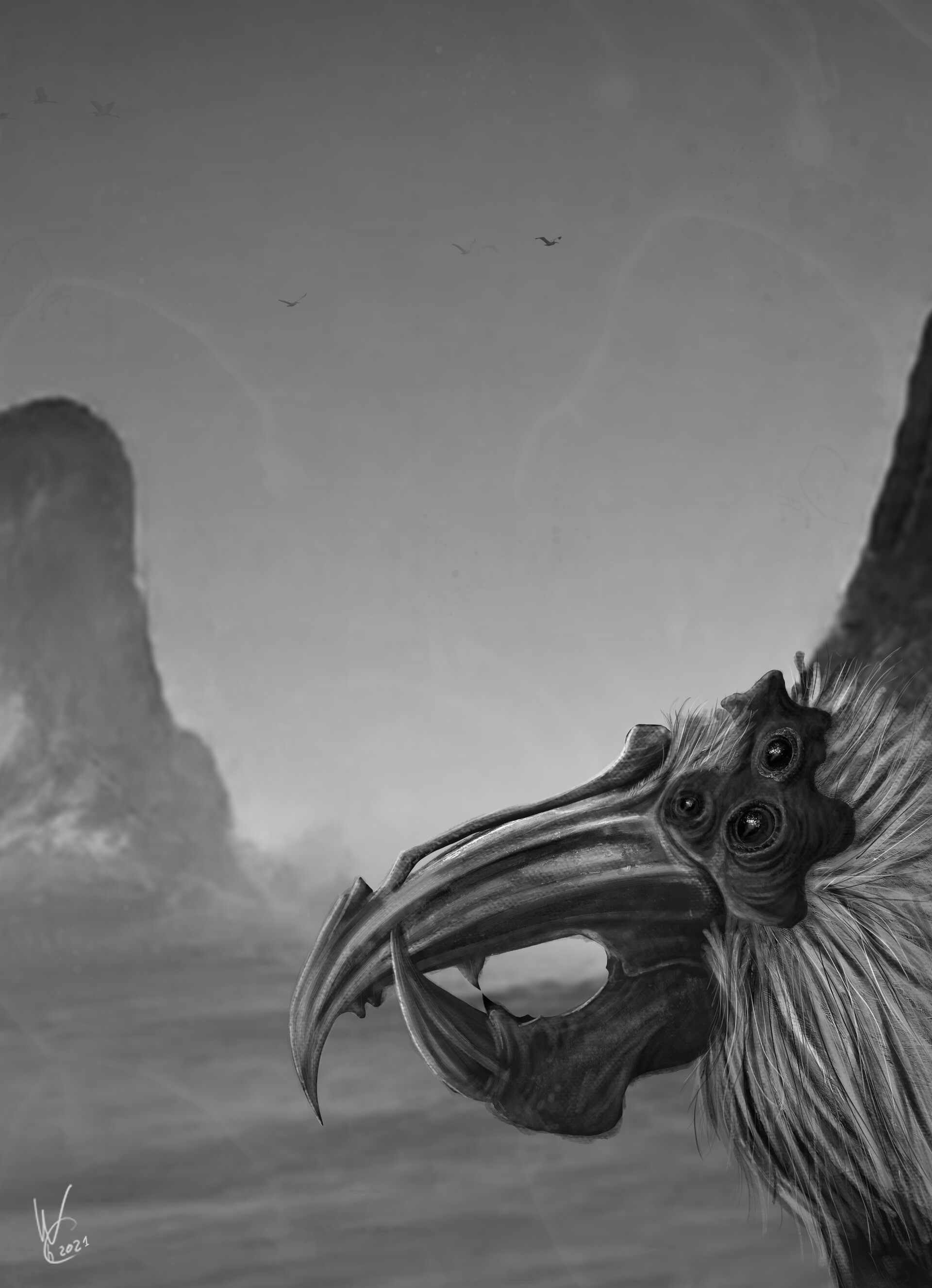 ArtStation - Half-Life : The Long Dark - Stukabat Head Sketch