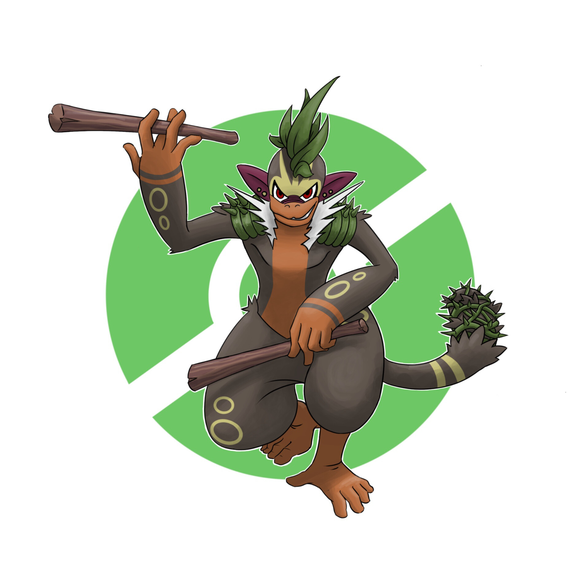 ArtStation - My final evo for grookey