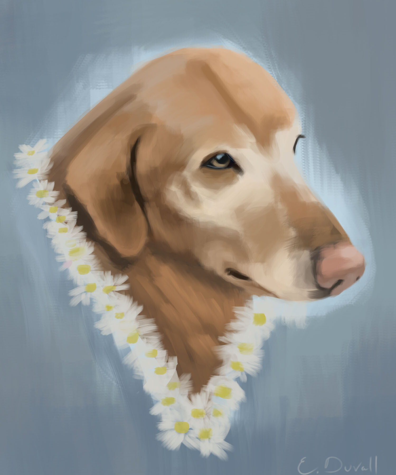 ArtStation - Dog Portrait commission