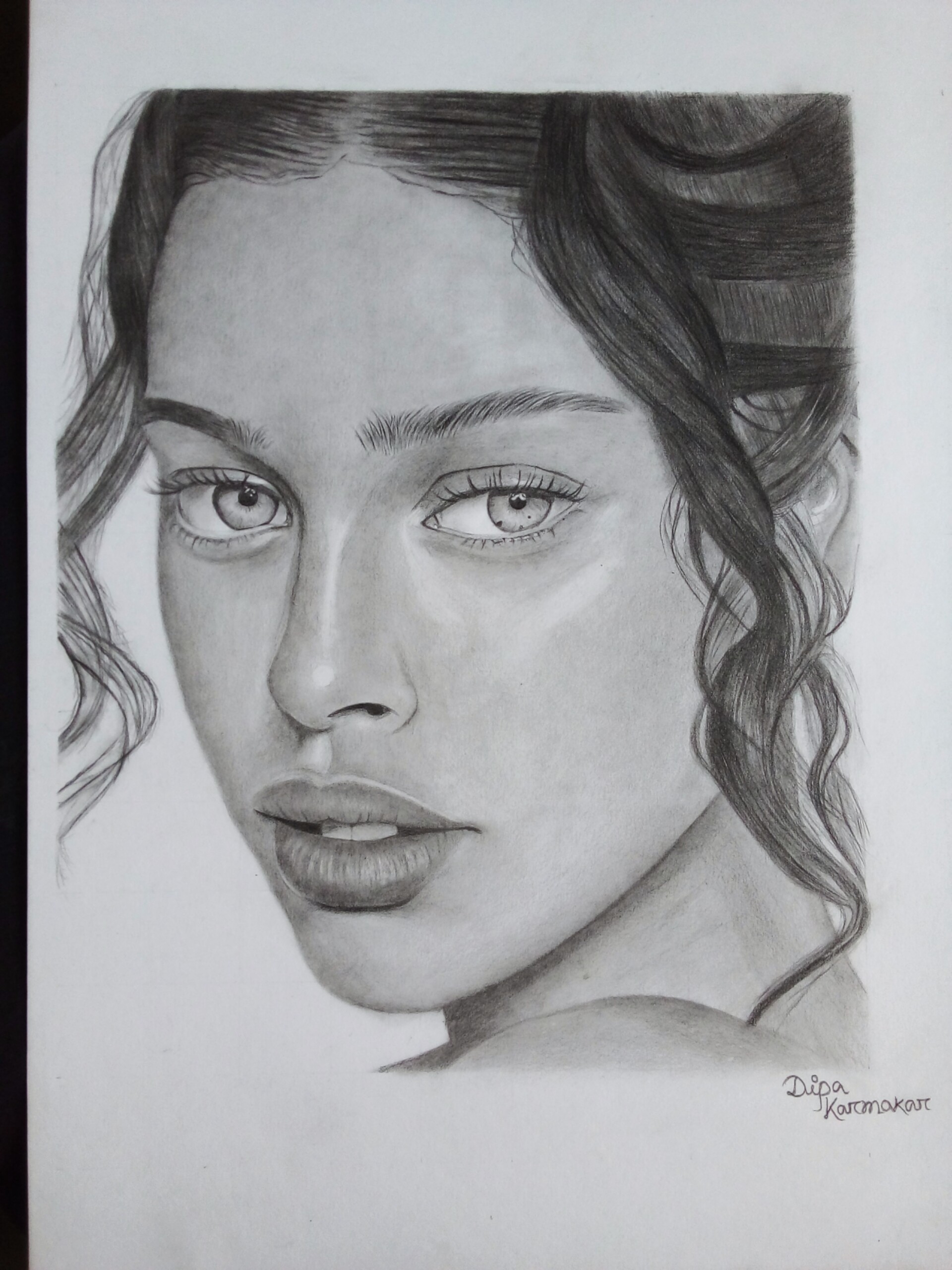 ArtStation - Drawing beautiful lady