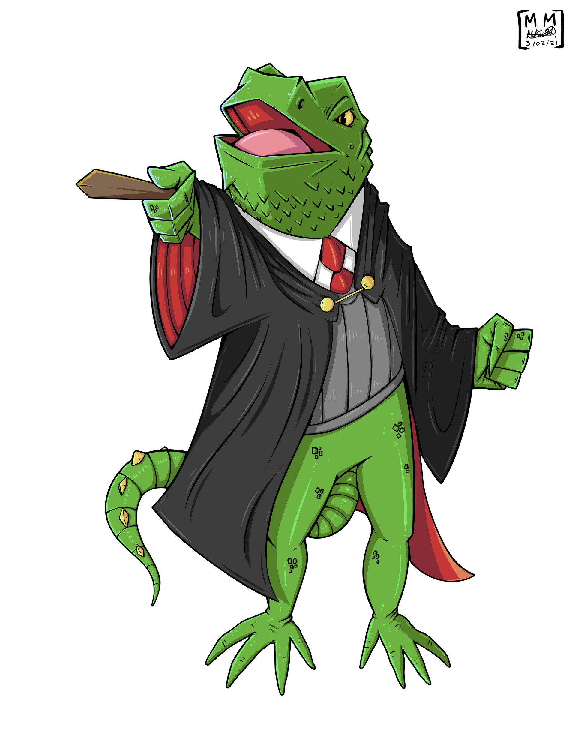 ArtStation - Wizard Lizard