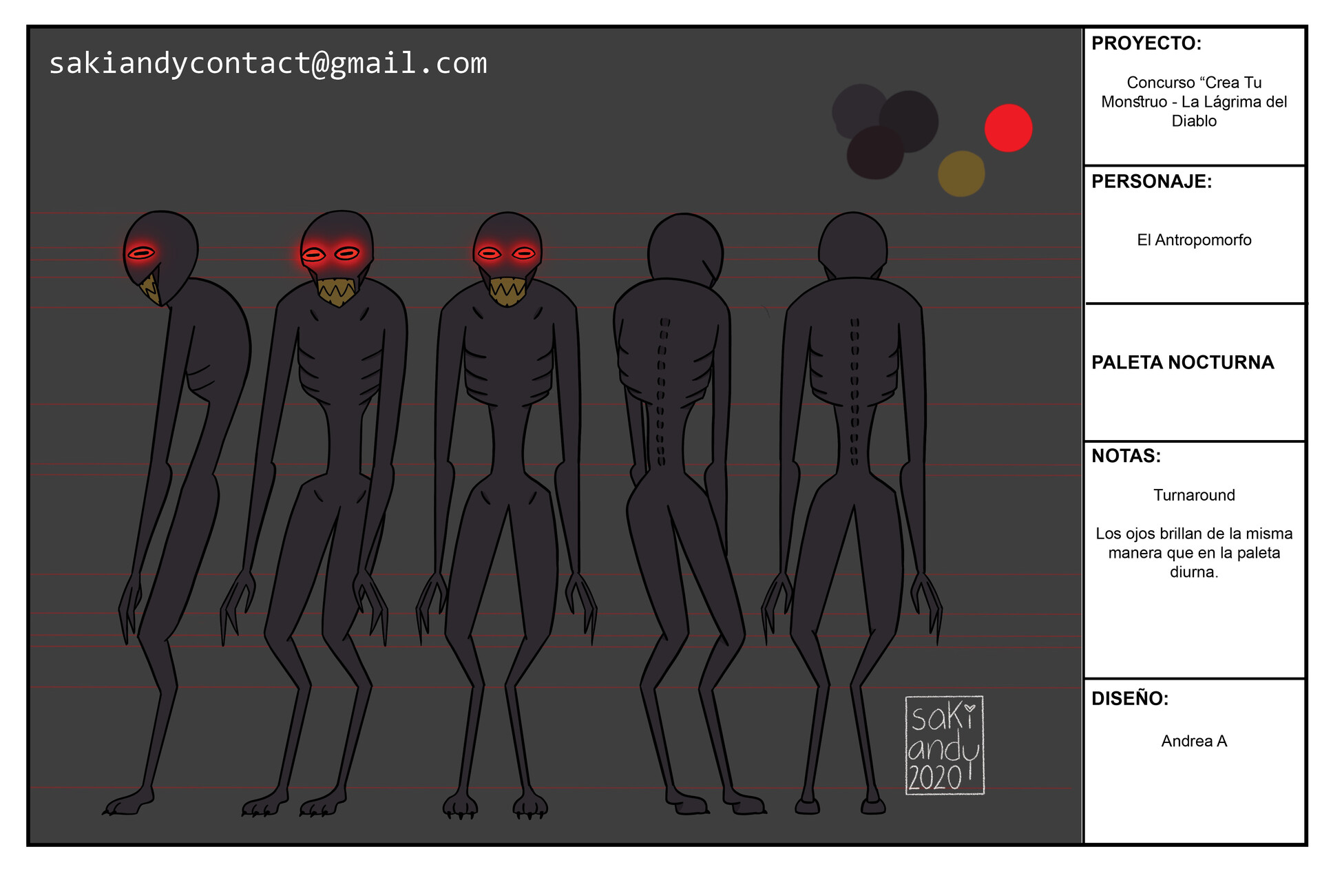 ArtStation - Creature Turnaround - Night
