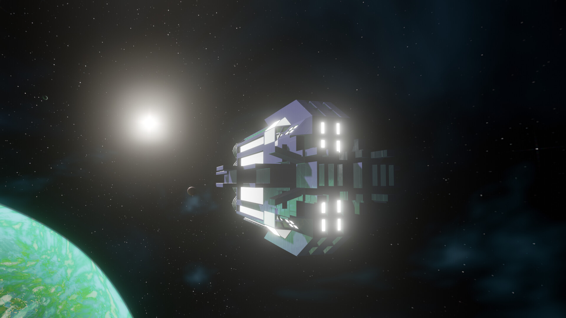 ArtStation - First Blender Ship Scene