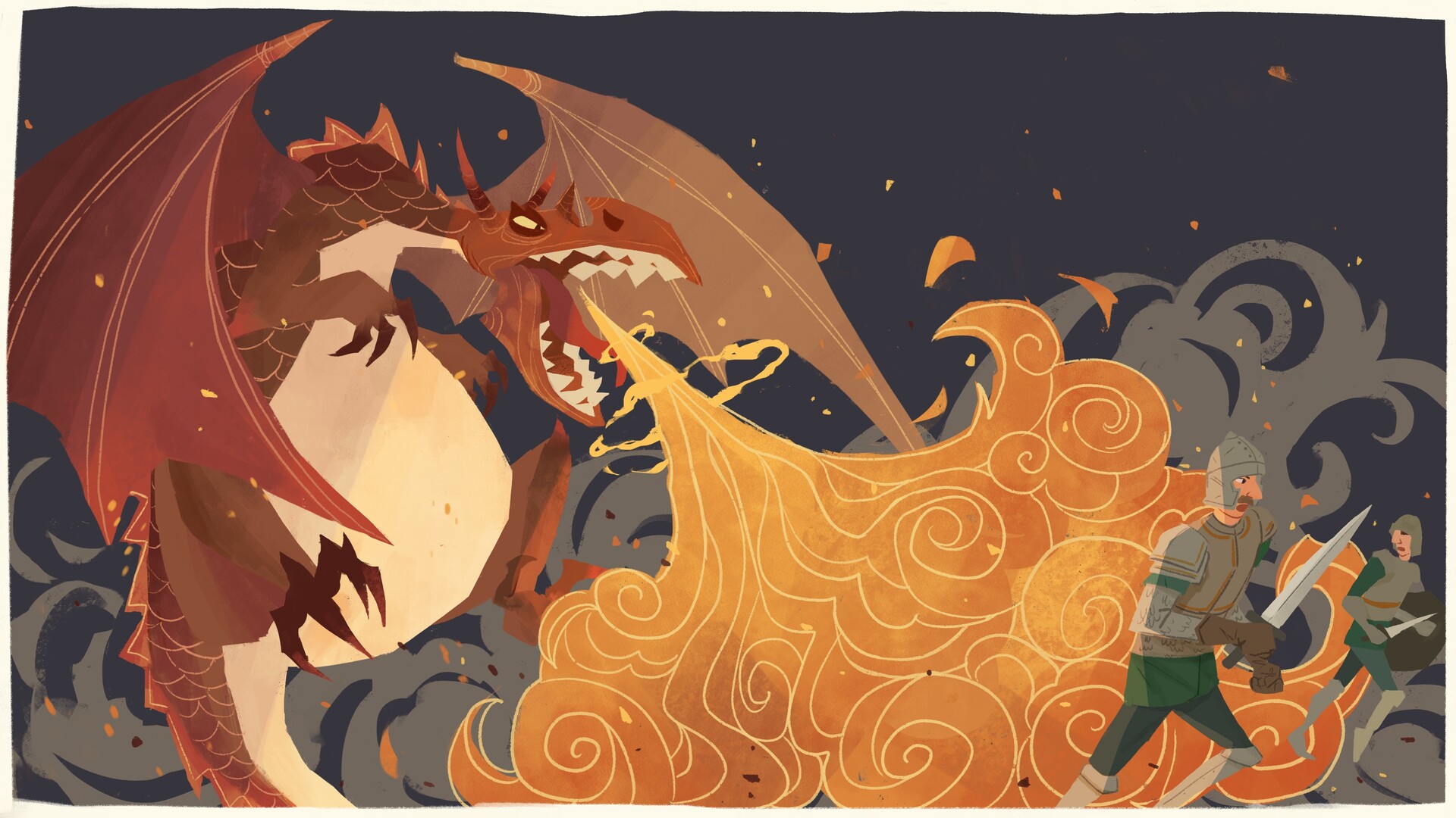 Irena Santoso - The Wawel Dragon (Storybook Illustrations)