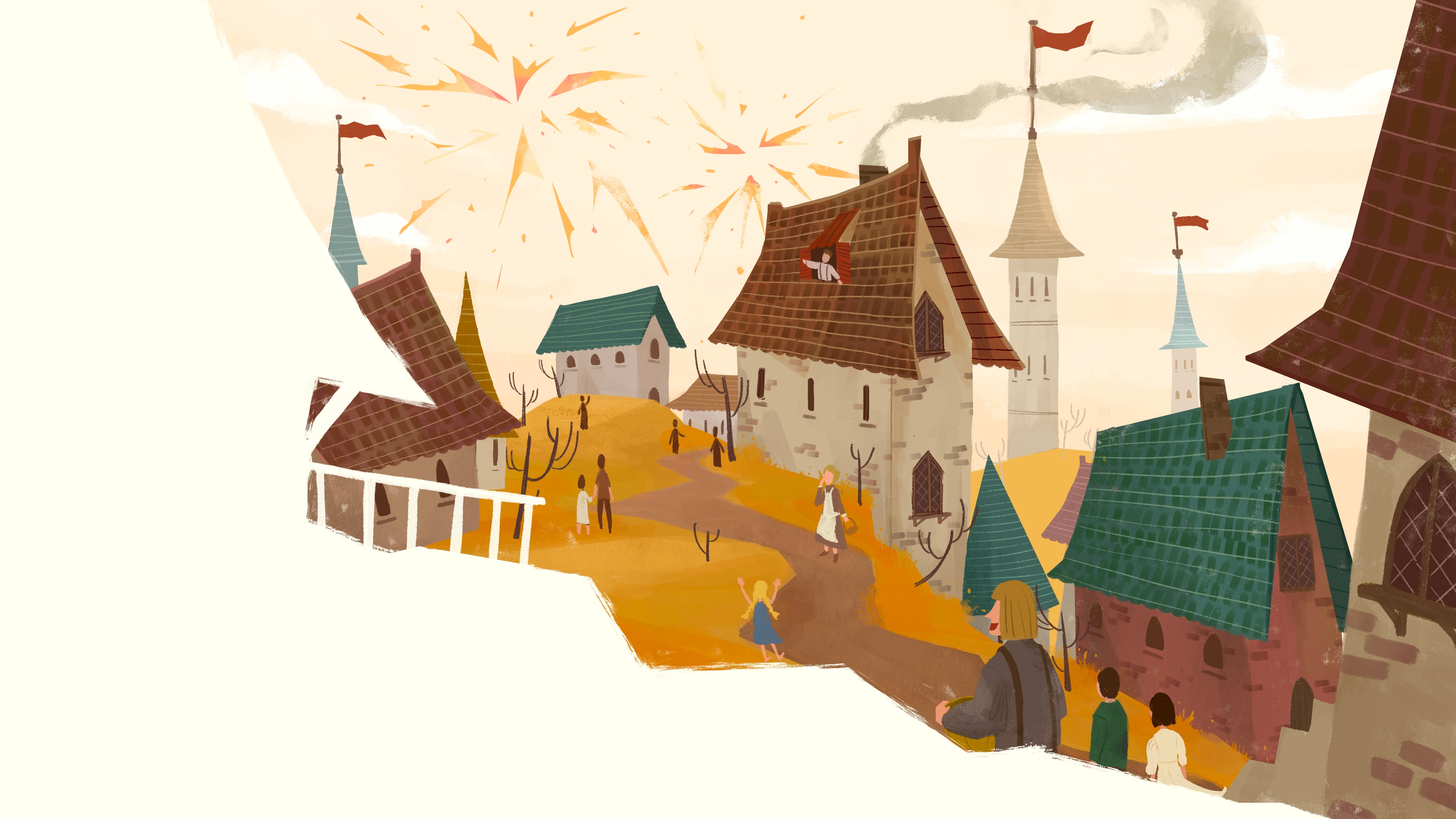 Irena Santoso - The Wawel Dragon (Storybook Illustrations)