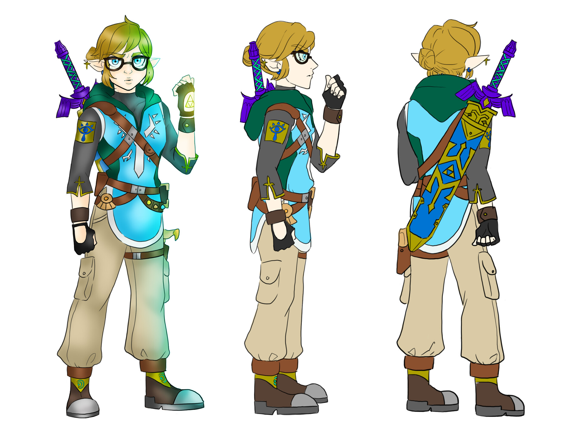 ArtStation - Modern Link Redesign Turnaround