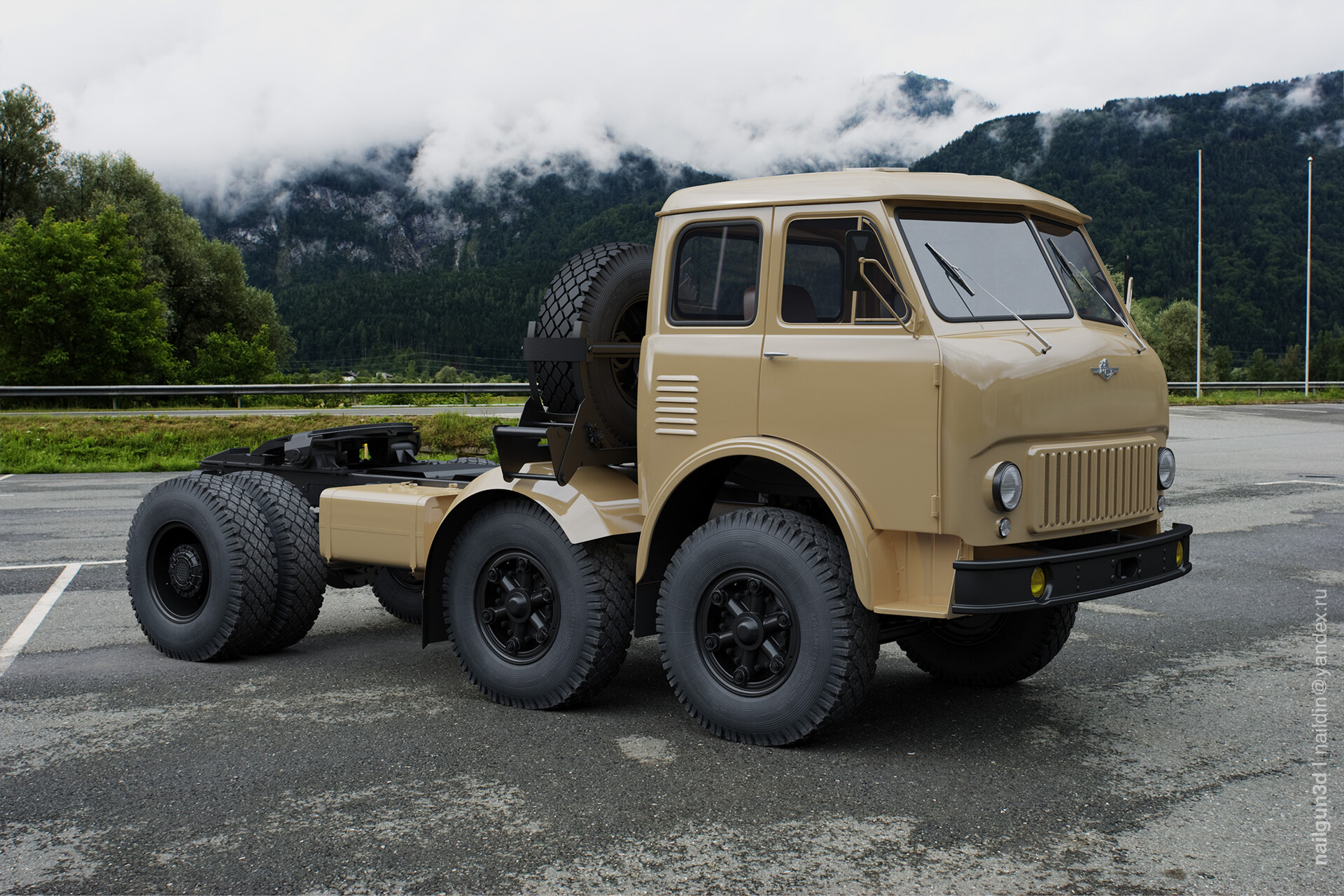 Nailgun3d _ Nail Khusnutdinov - MAZ-520