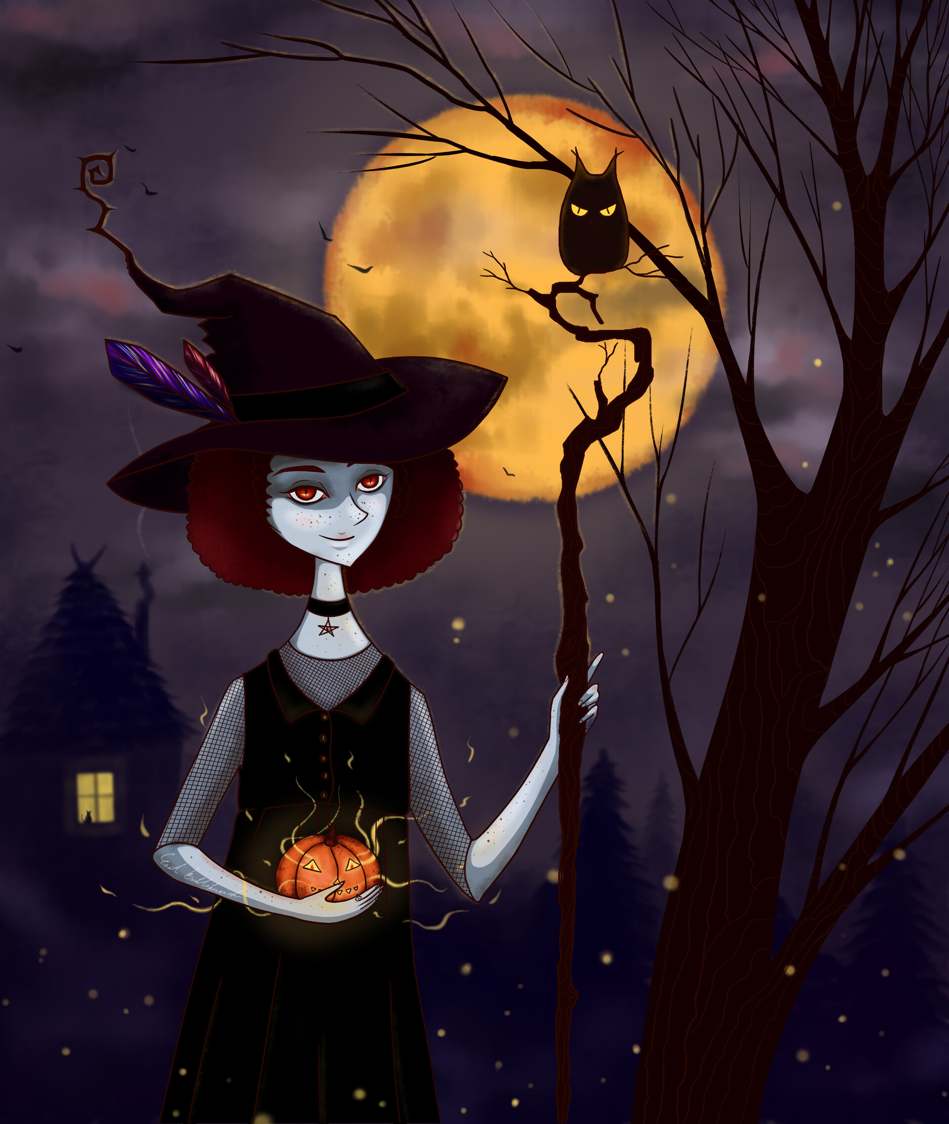 ArtStation - Halloween witch