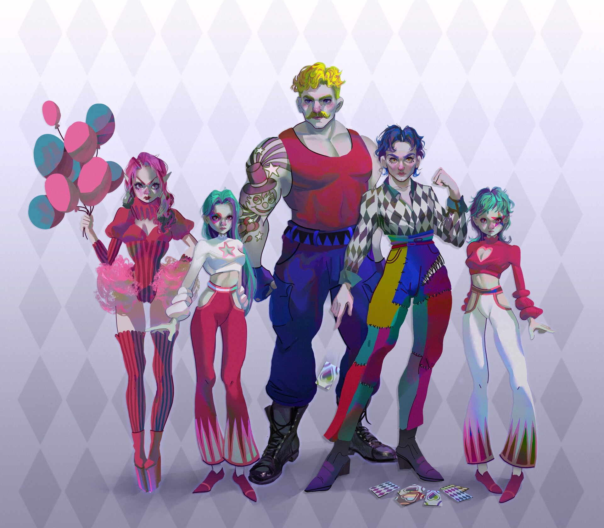 ArtStation - Carnival characters