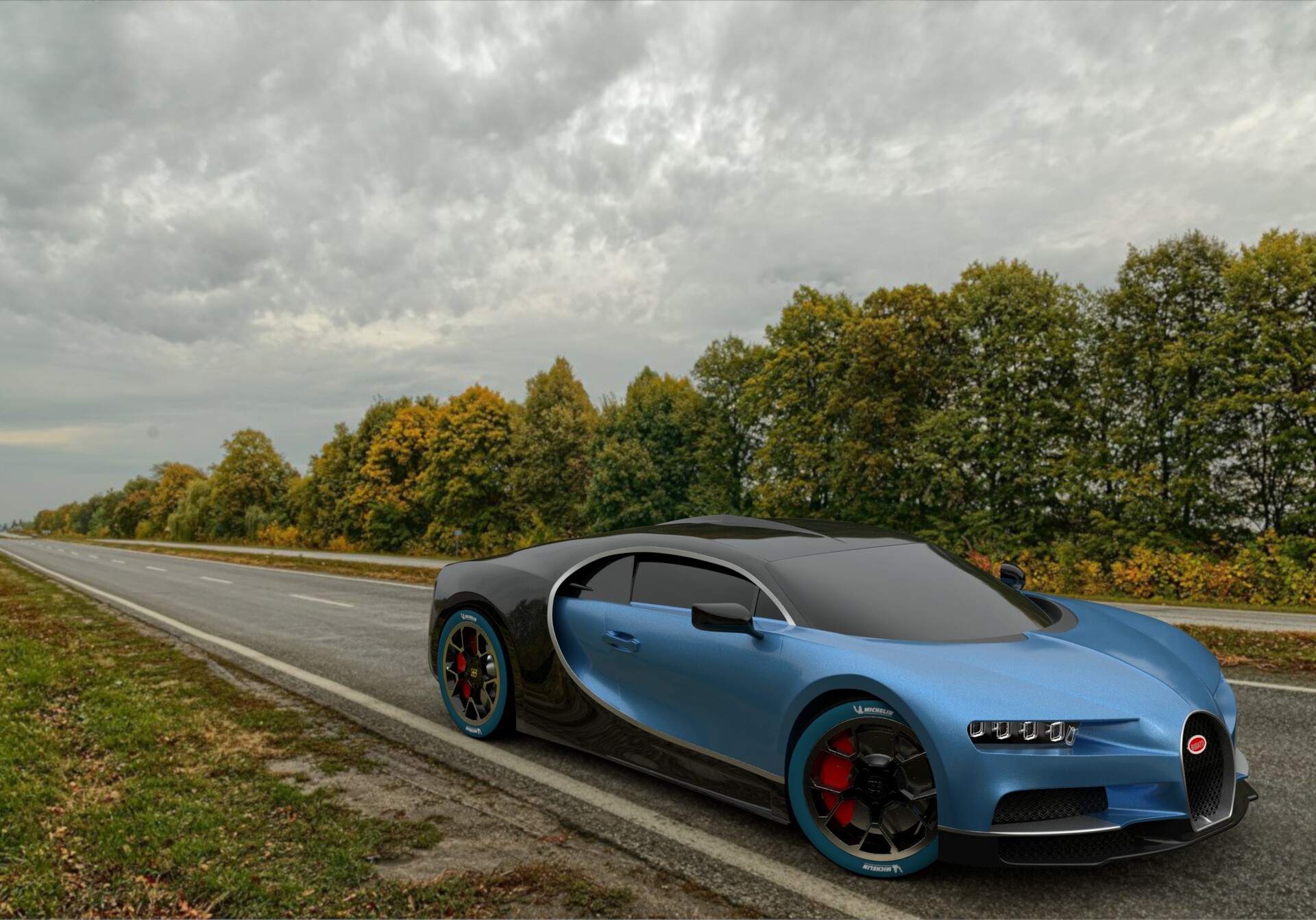 ArtStation - BUGATTI CHIRON 3D MODEL