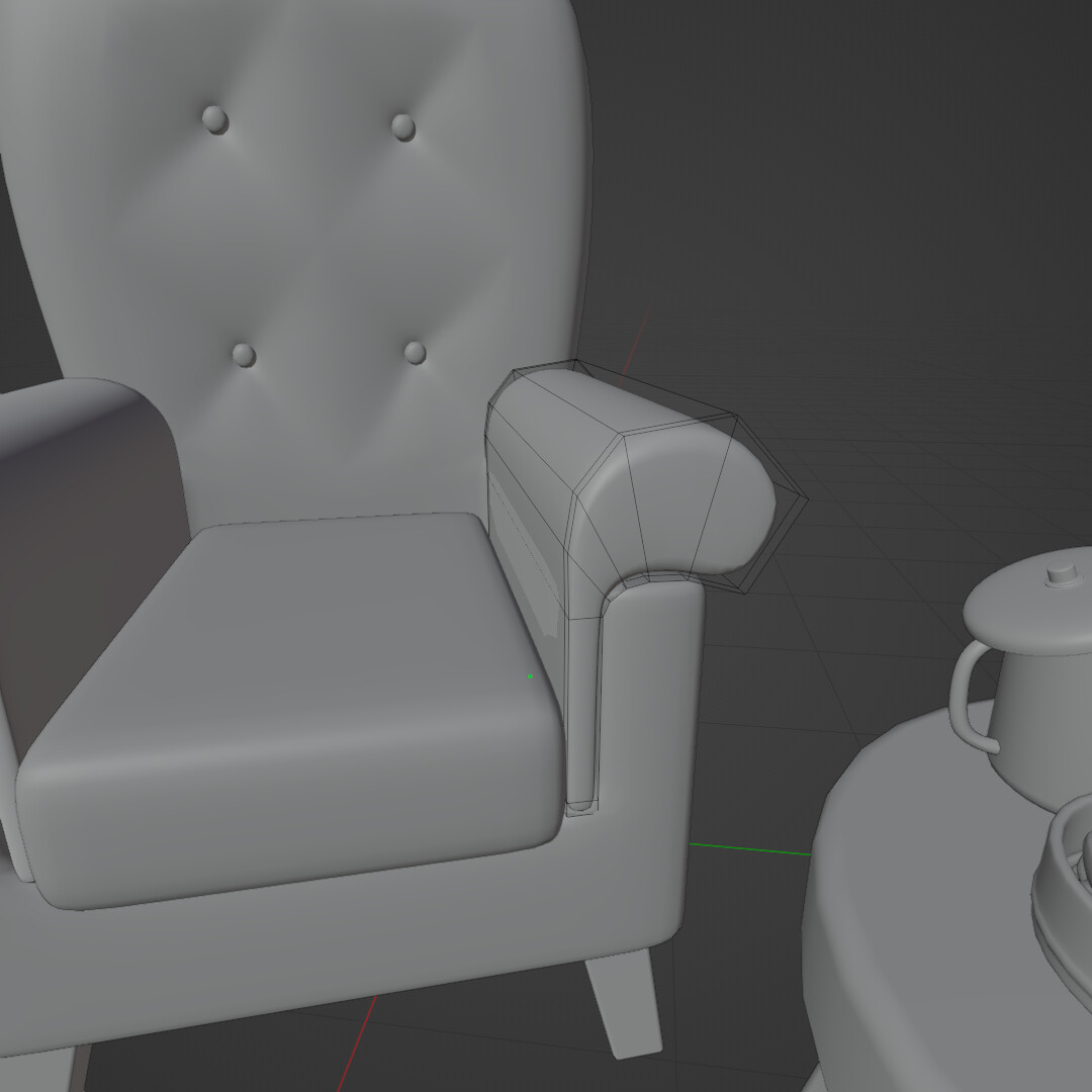 Shinta Kusuma - Chair/Sofa 3D Modeling