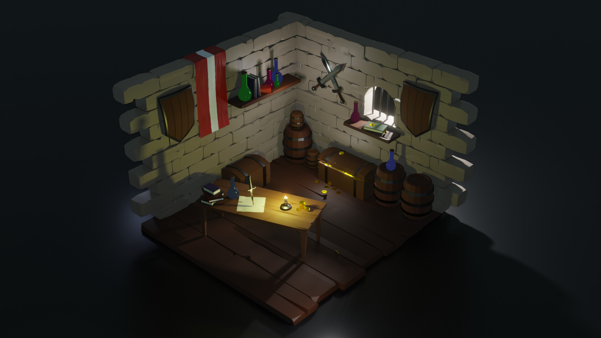 ArtStation - Robber's lair