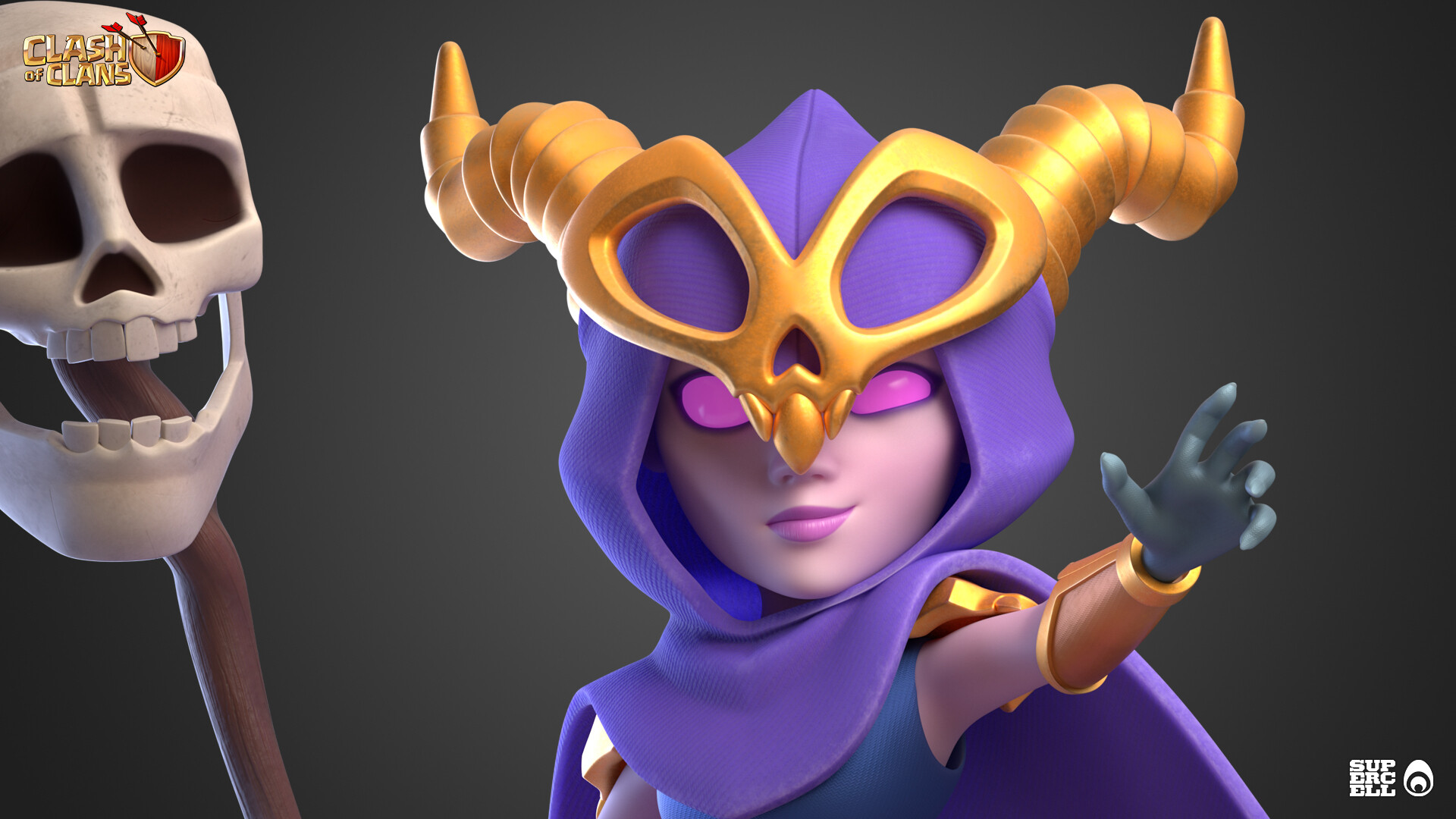 Clash Of Clans Witch Wallpaper