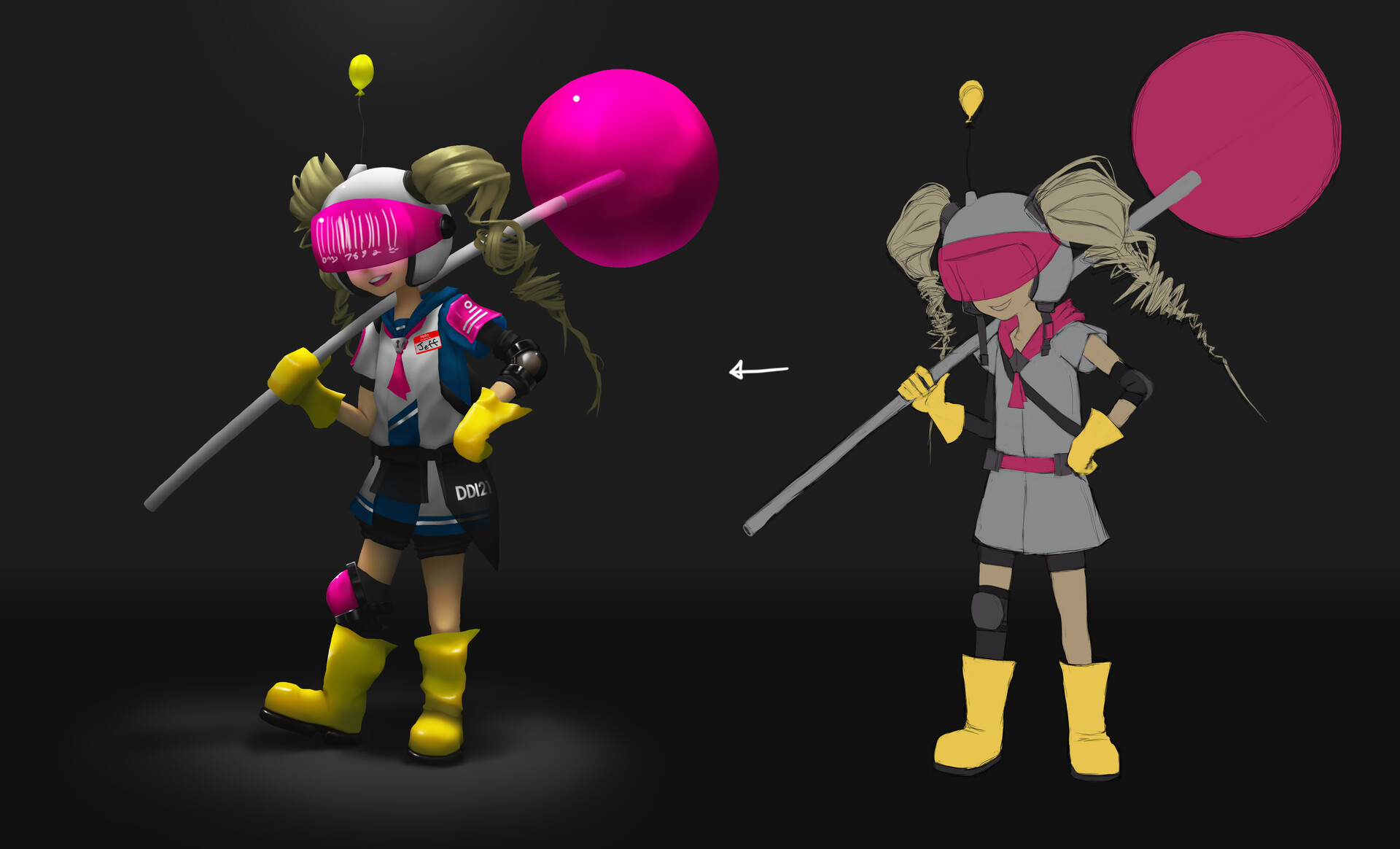 ArtStation - Character Design - Space Police (Revamp)