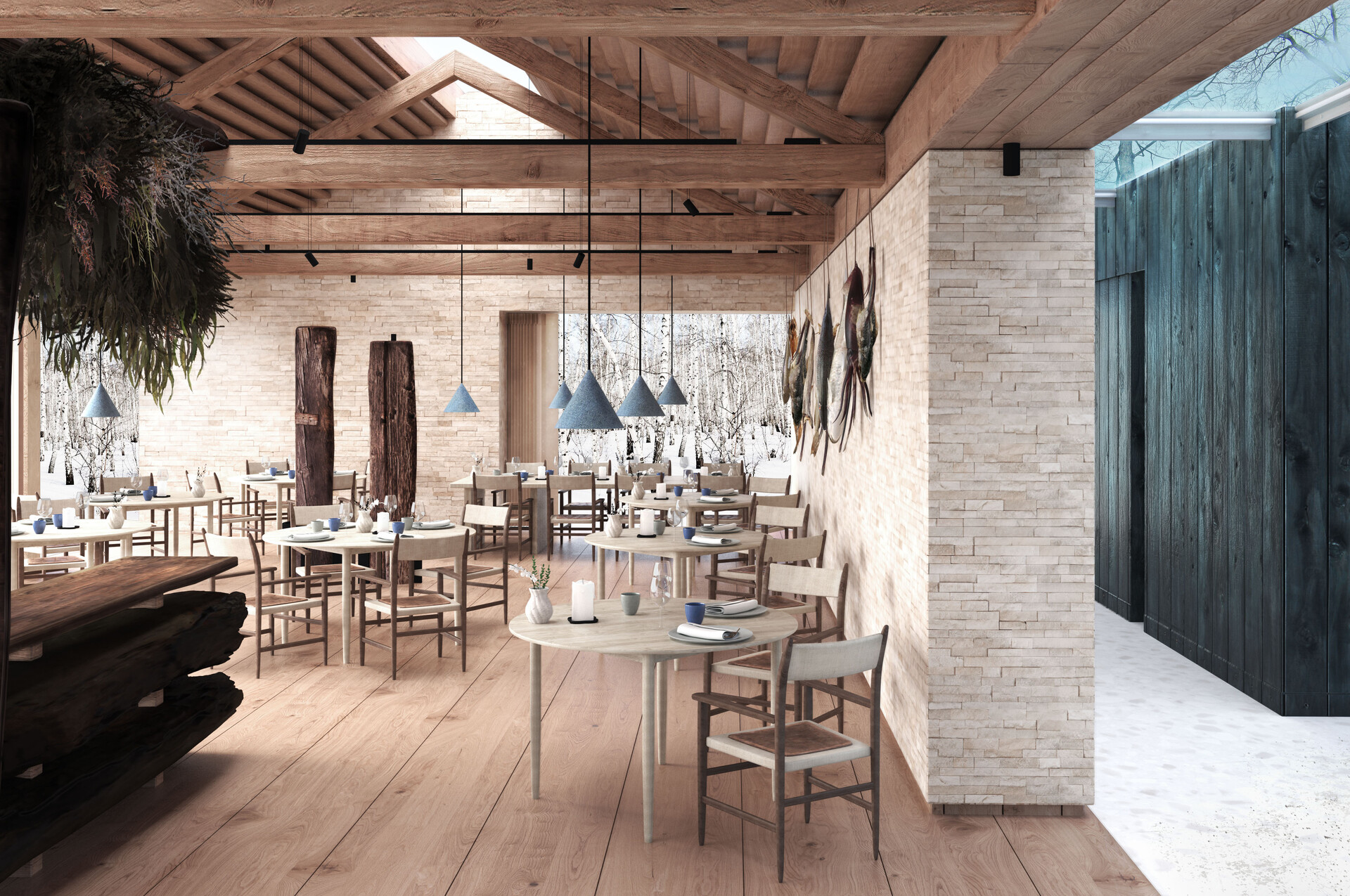 ArtStation - Noma Restaurant- Interior Visualisation