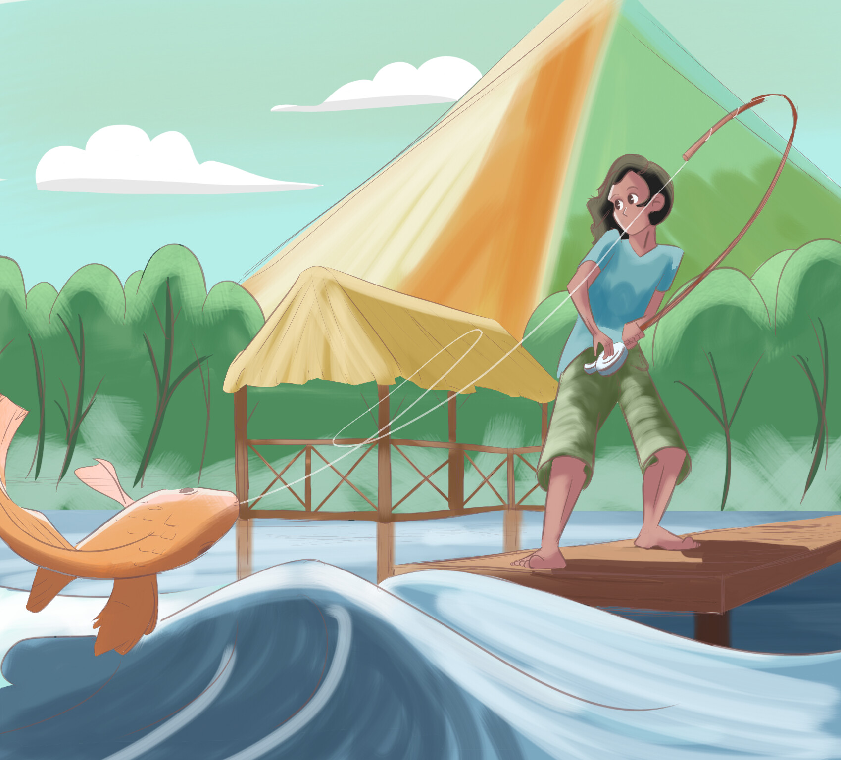ArtStation - 08-2020 Fishing