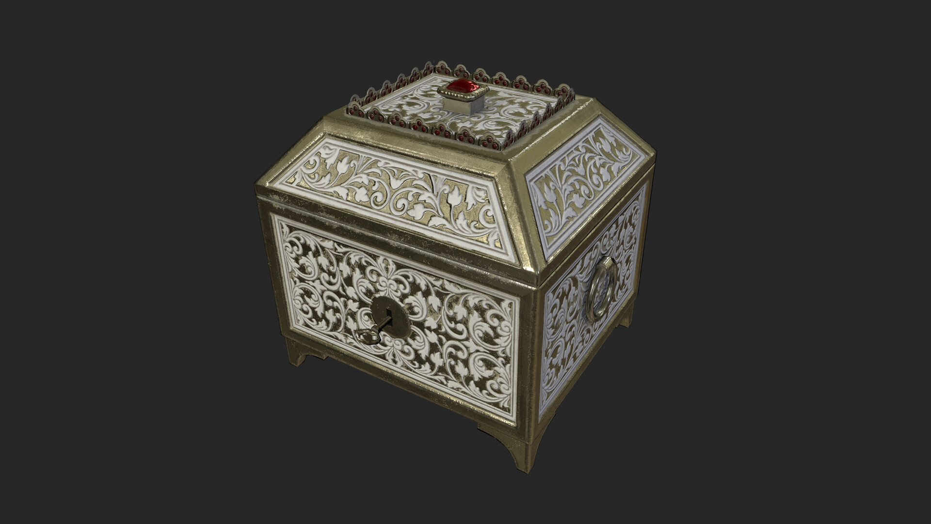 ArtStation - Medieval treasure chest