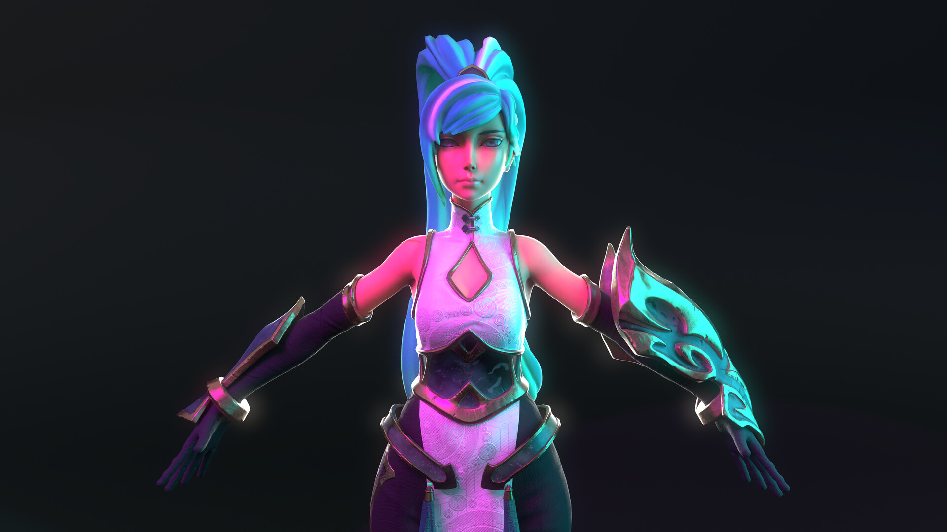 ArtStation - Alan- Fighting Girls