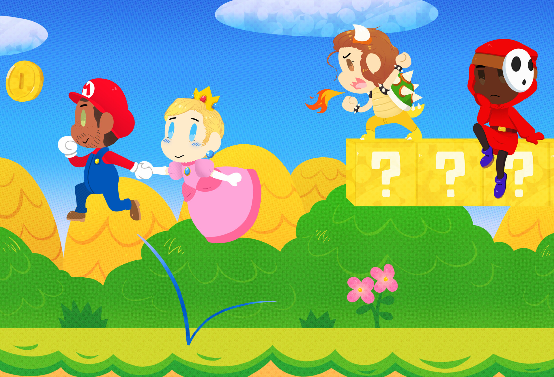 ArtStation - Detroit Become Mario World