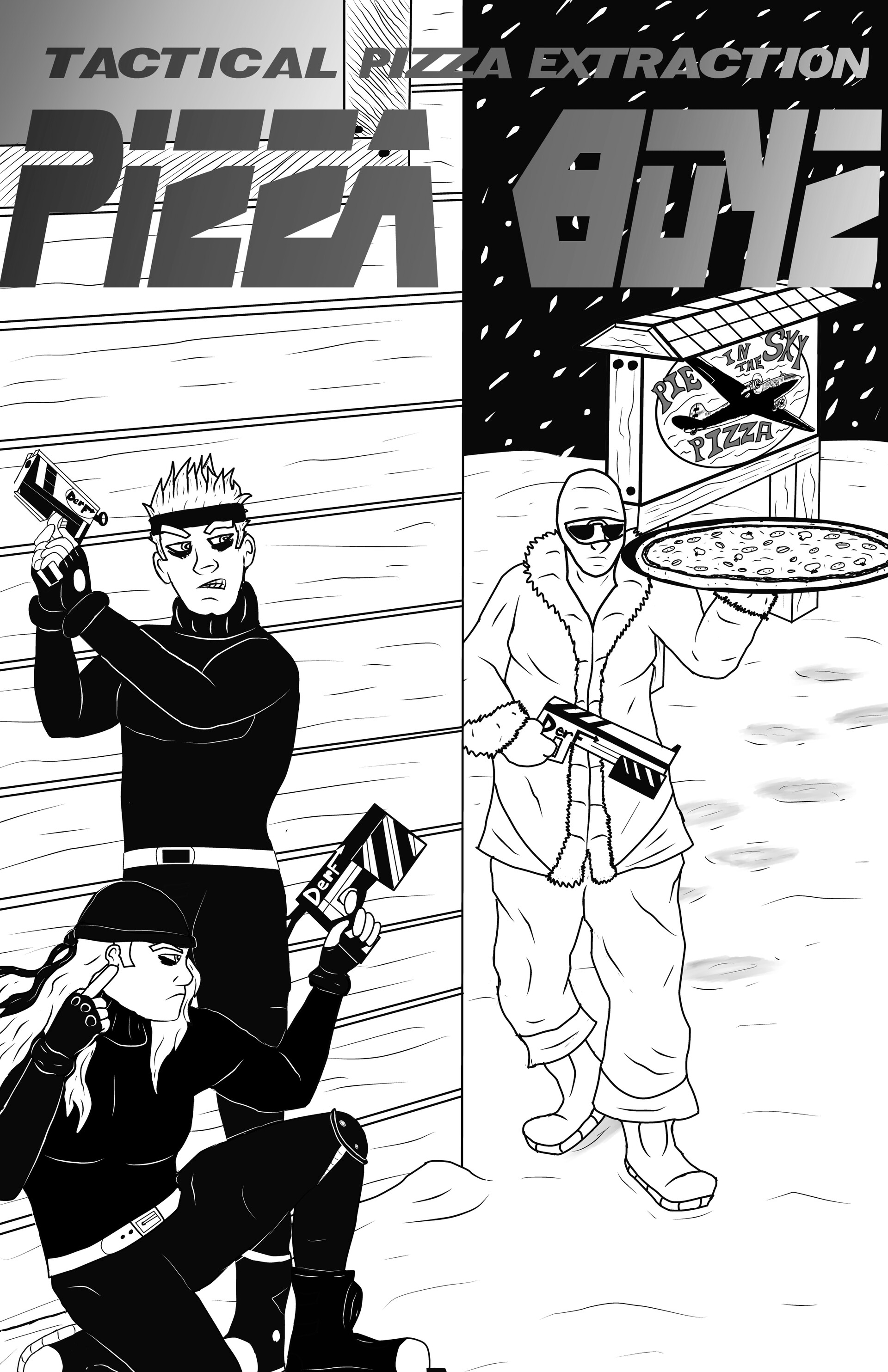 ArtStation - Pizza Boyz #12 Cover