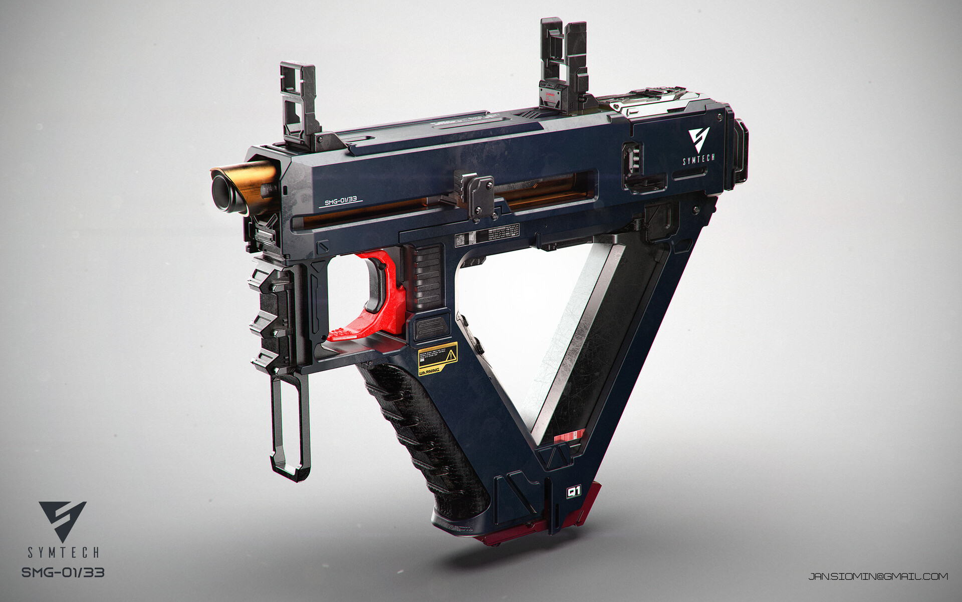 ArtStation - SMG-01/33 Symtech