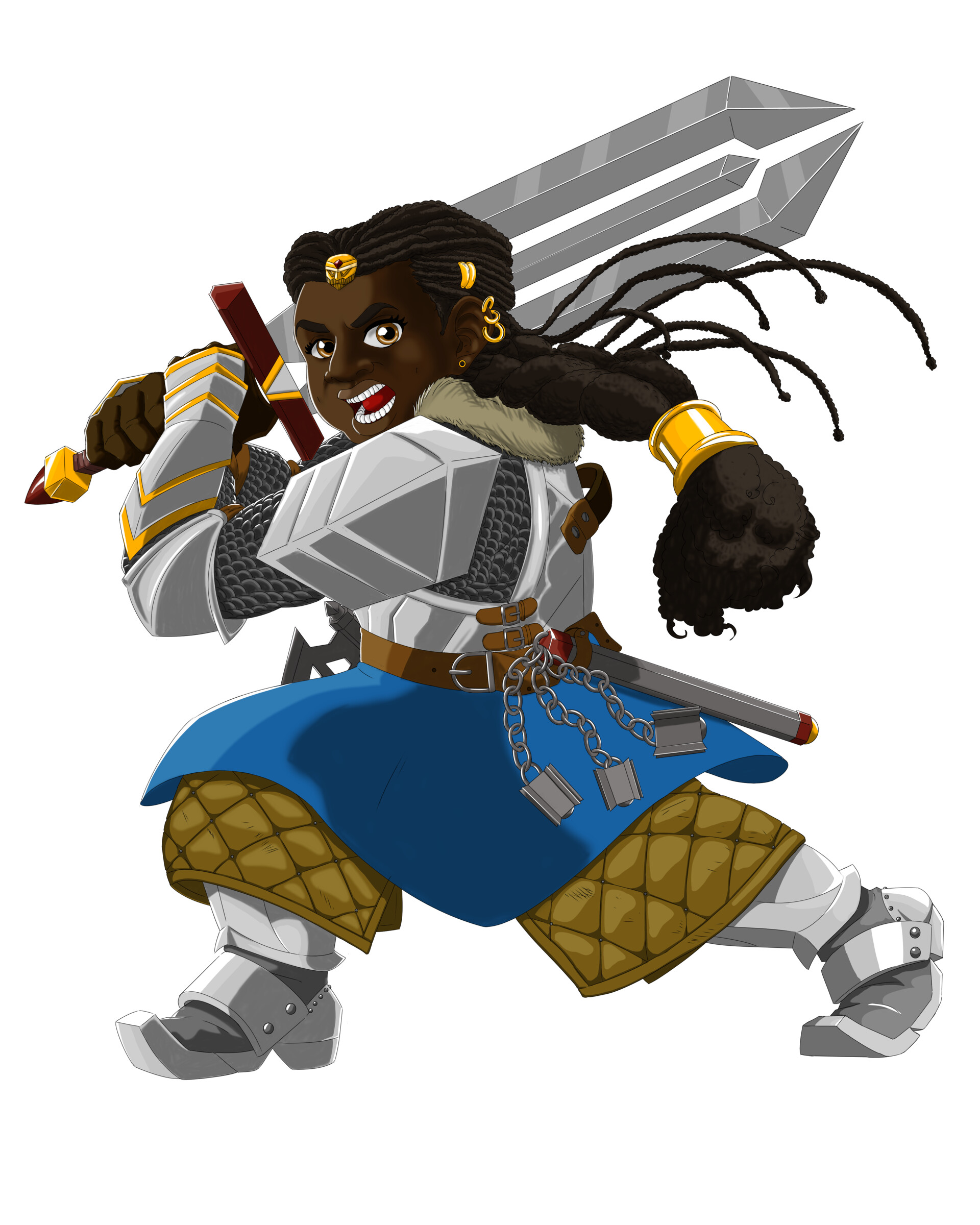 ArtStation - Character Design - Tuka Paladin / Desenho de Personagem ...