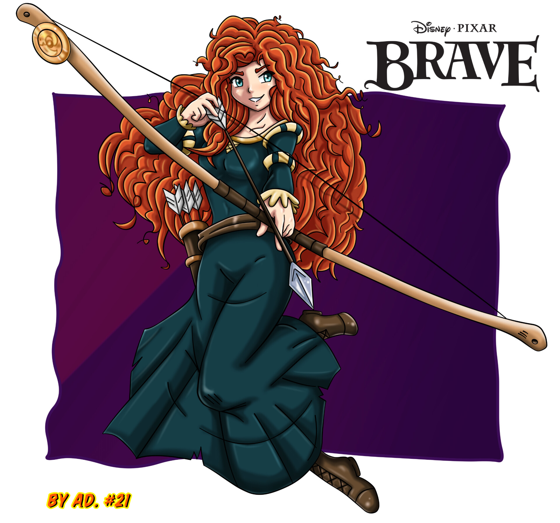 ArtStation - MERIDA- BRAVE