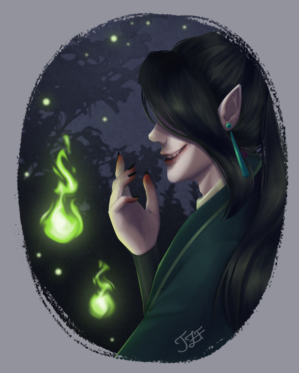 ArtStation - The Night-Touring Green Lantern [TGCF fanart]