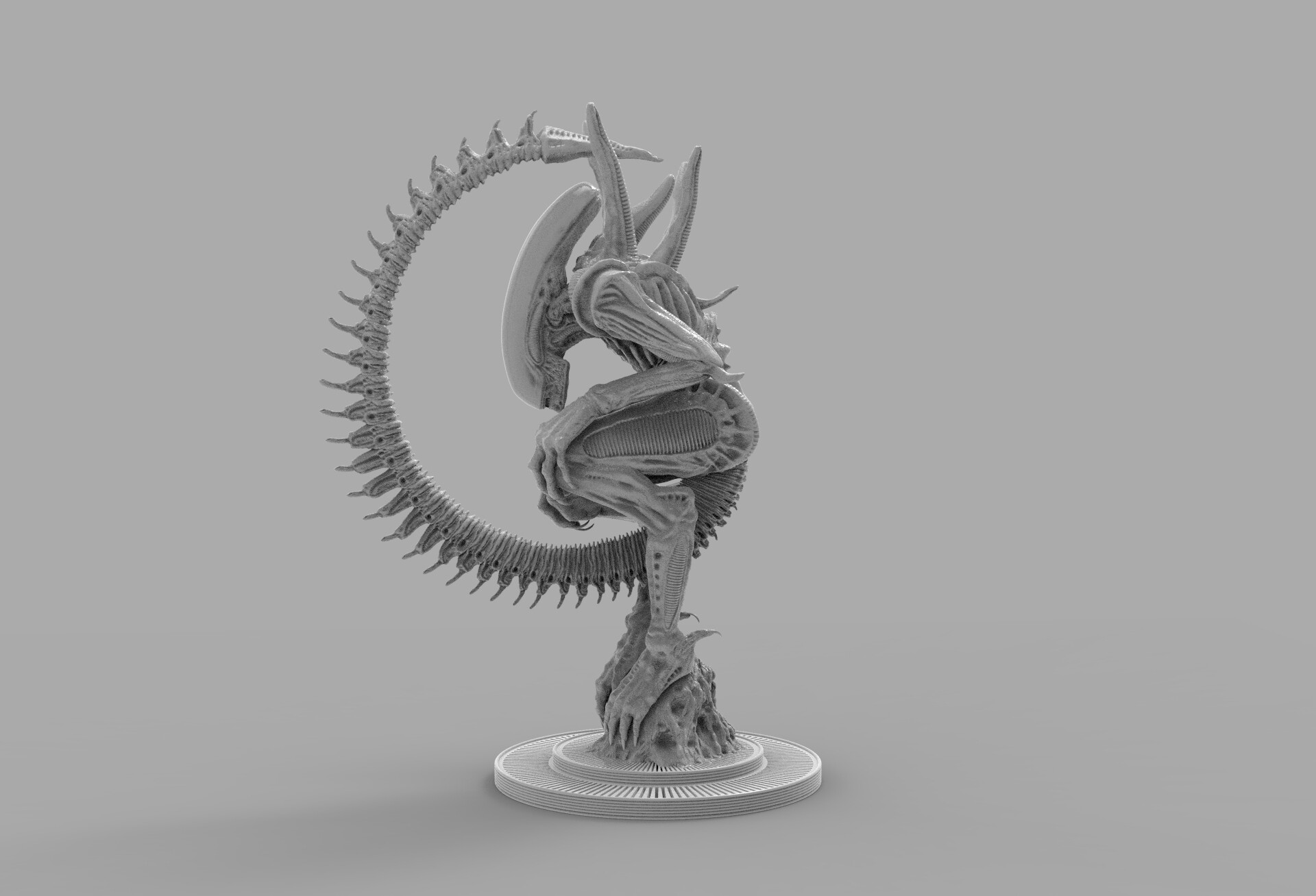 ArtStation - Alien Xenomorph Birth 3D Printed Model Diorama