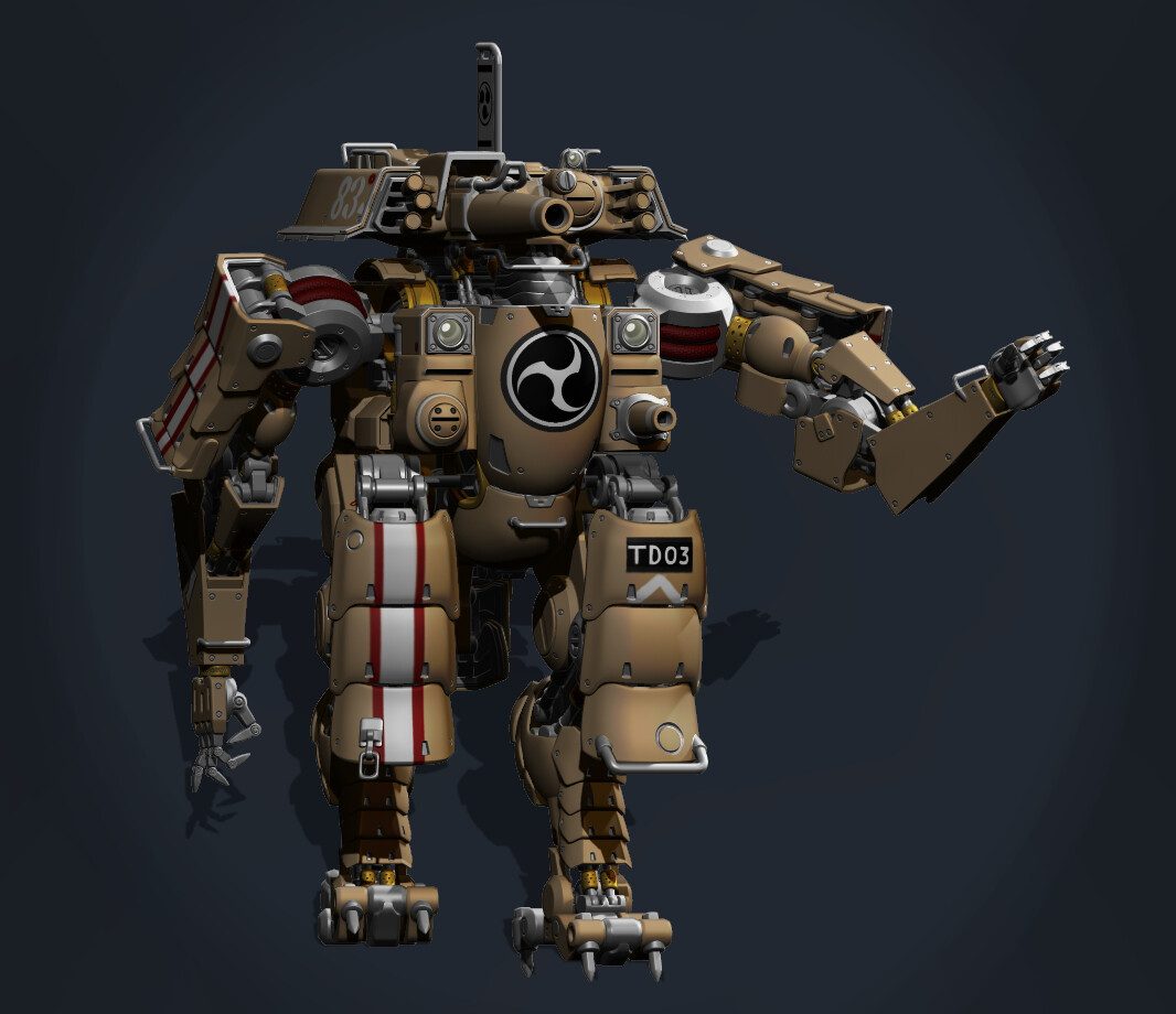 ArtStation - Tankhead Nobukane High Poly Sculpt