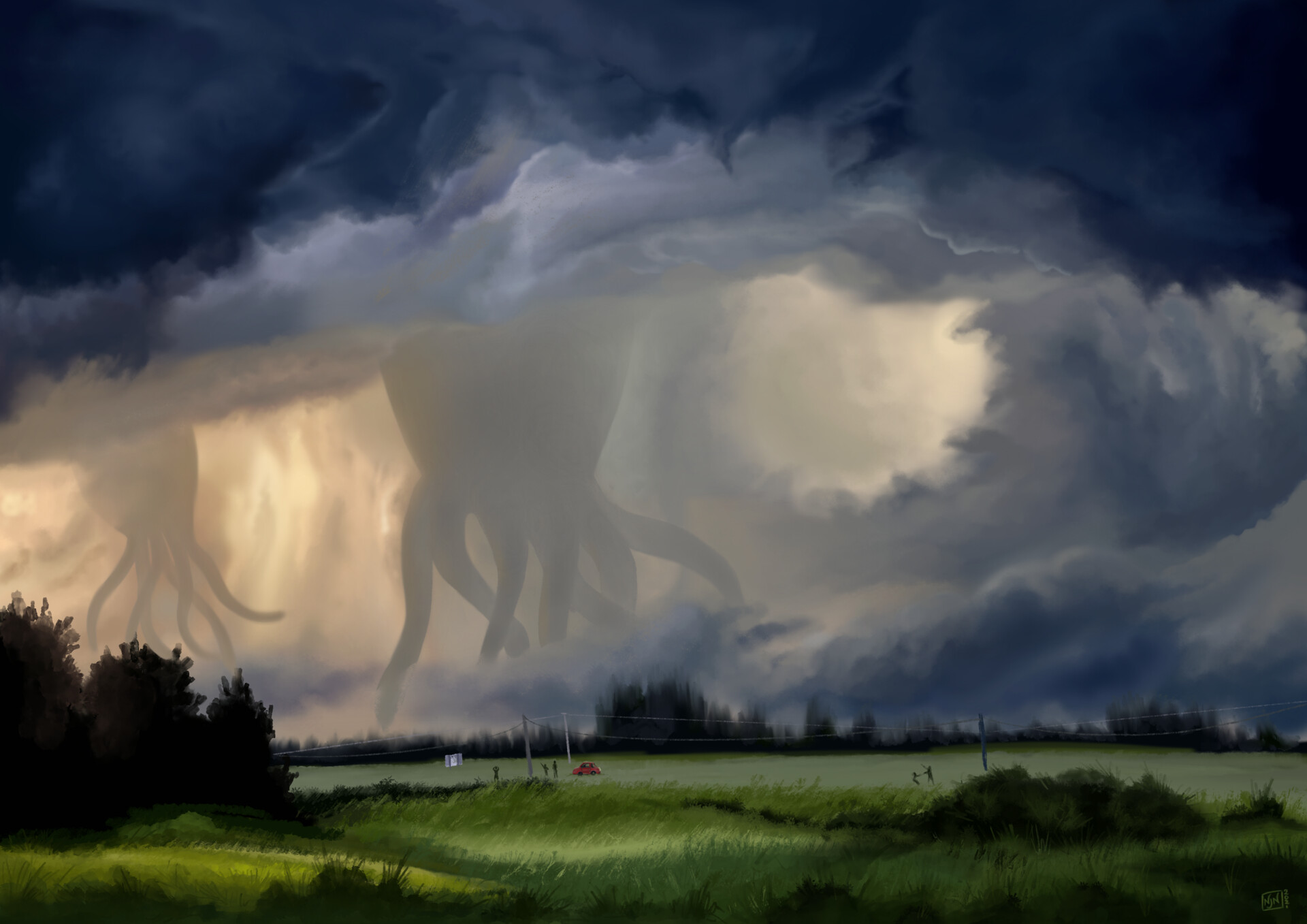 ArtStation - Portal in the Storm